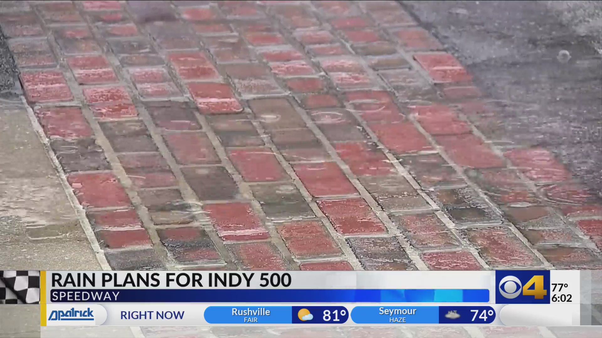 IMS rain plans for the Indy 500 – WTTV CBS4Indy