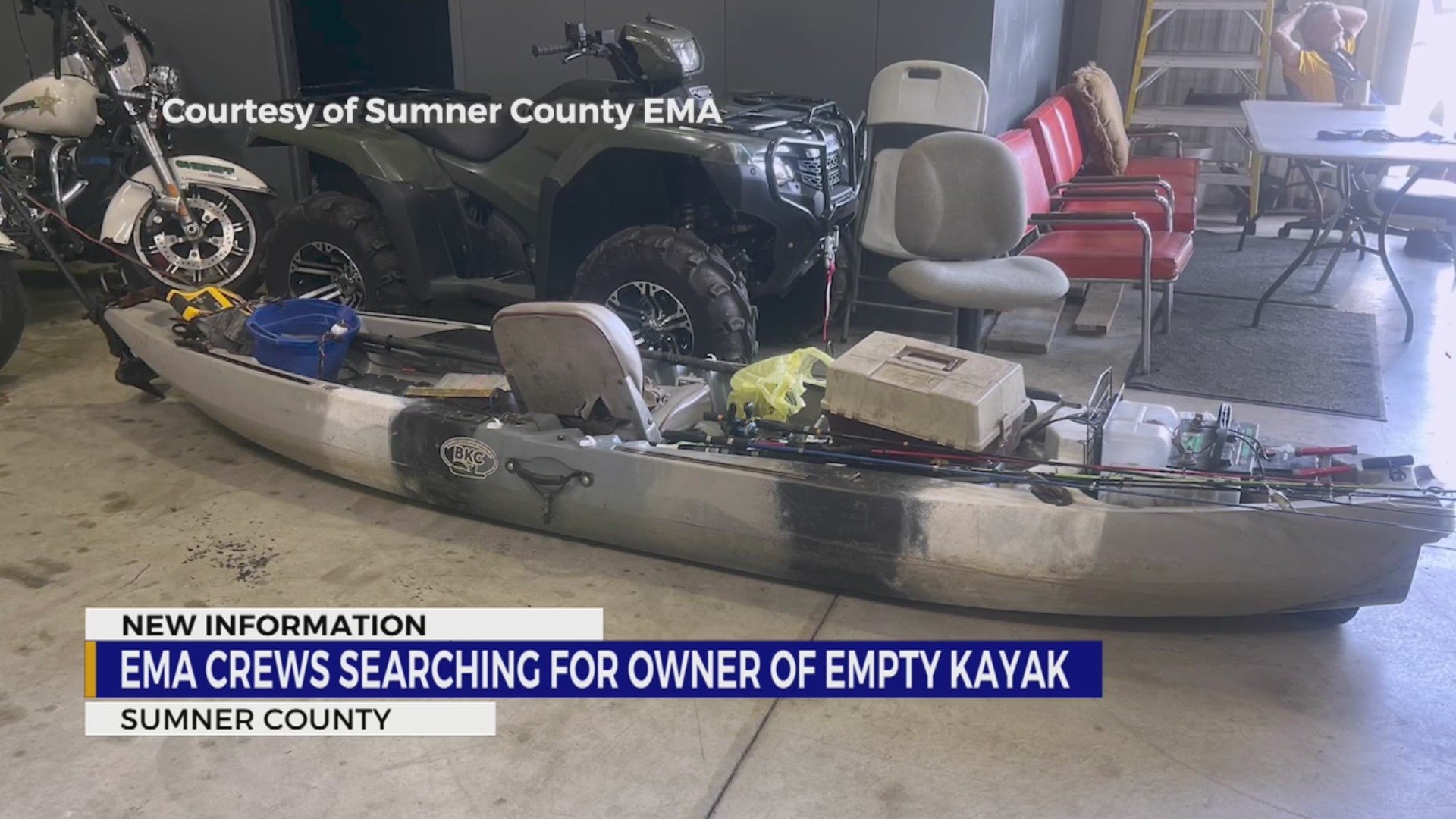 Sumner County EMA crews searching for owner of empty kayak – WKRN News 2