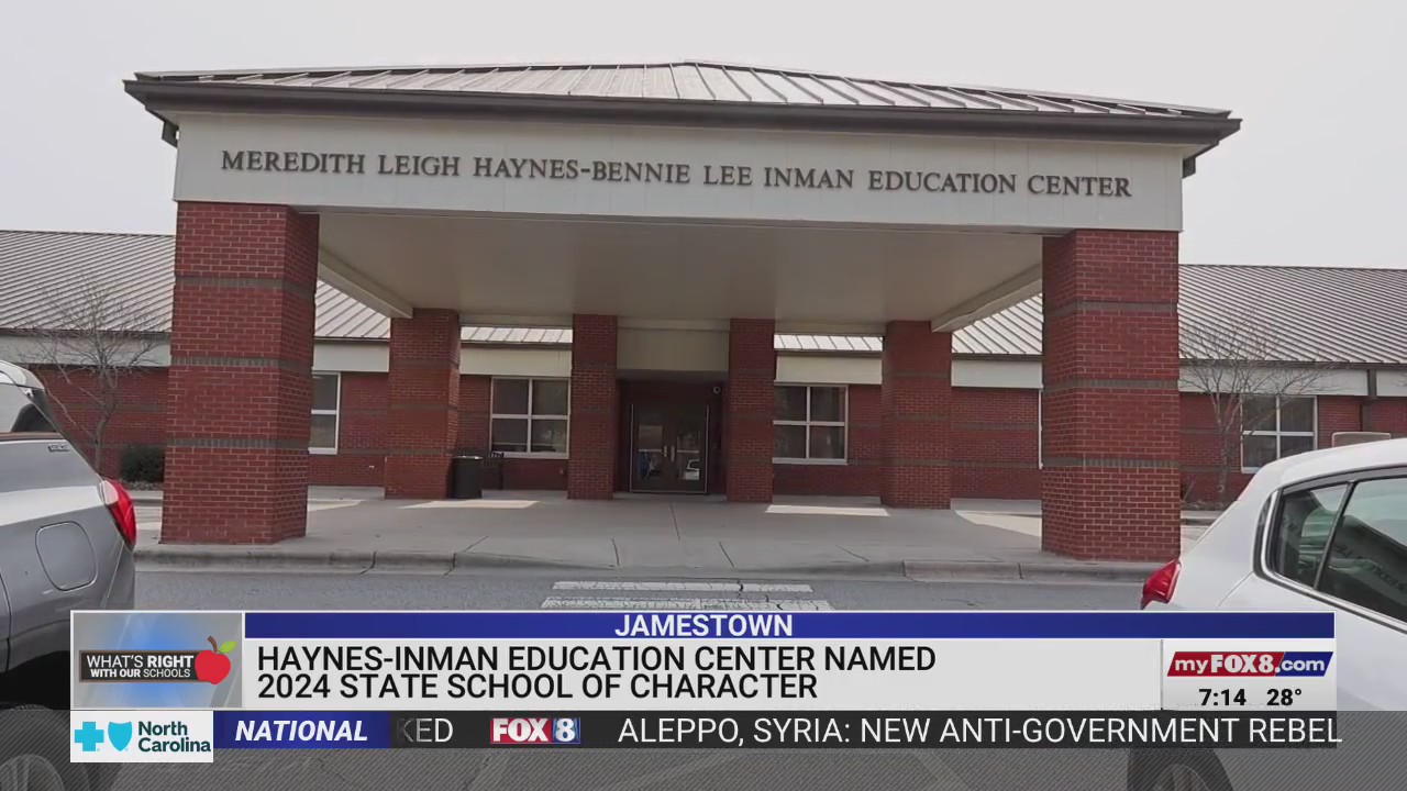 Haynes-Inman Education Center named 2024 State School of Character ...