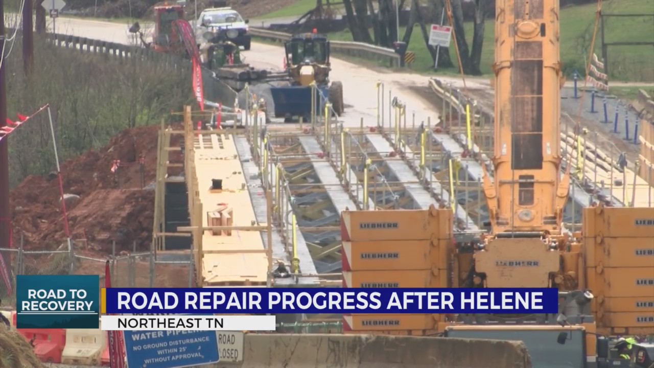 Progress soaring on roadway repairs 6 months post-Helene – WJHL | Tri ...