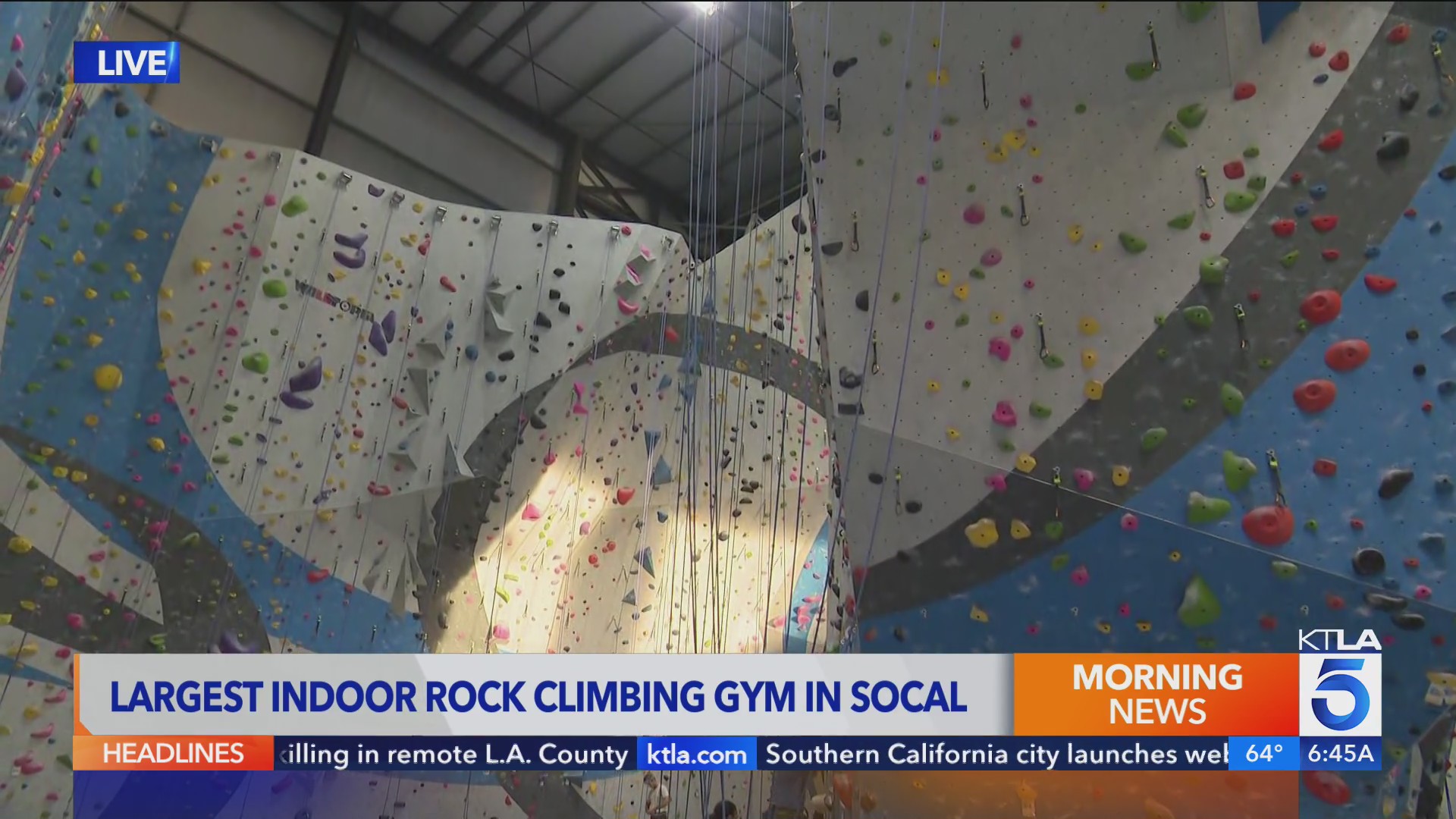 Climbing adventures await at Sender One – KTLA