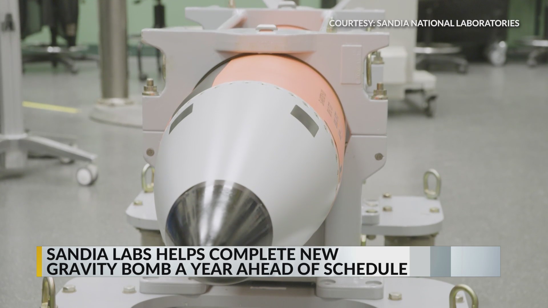 Sandia Labs help complete new gravity bomb a year ahead of schedul ...