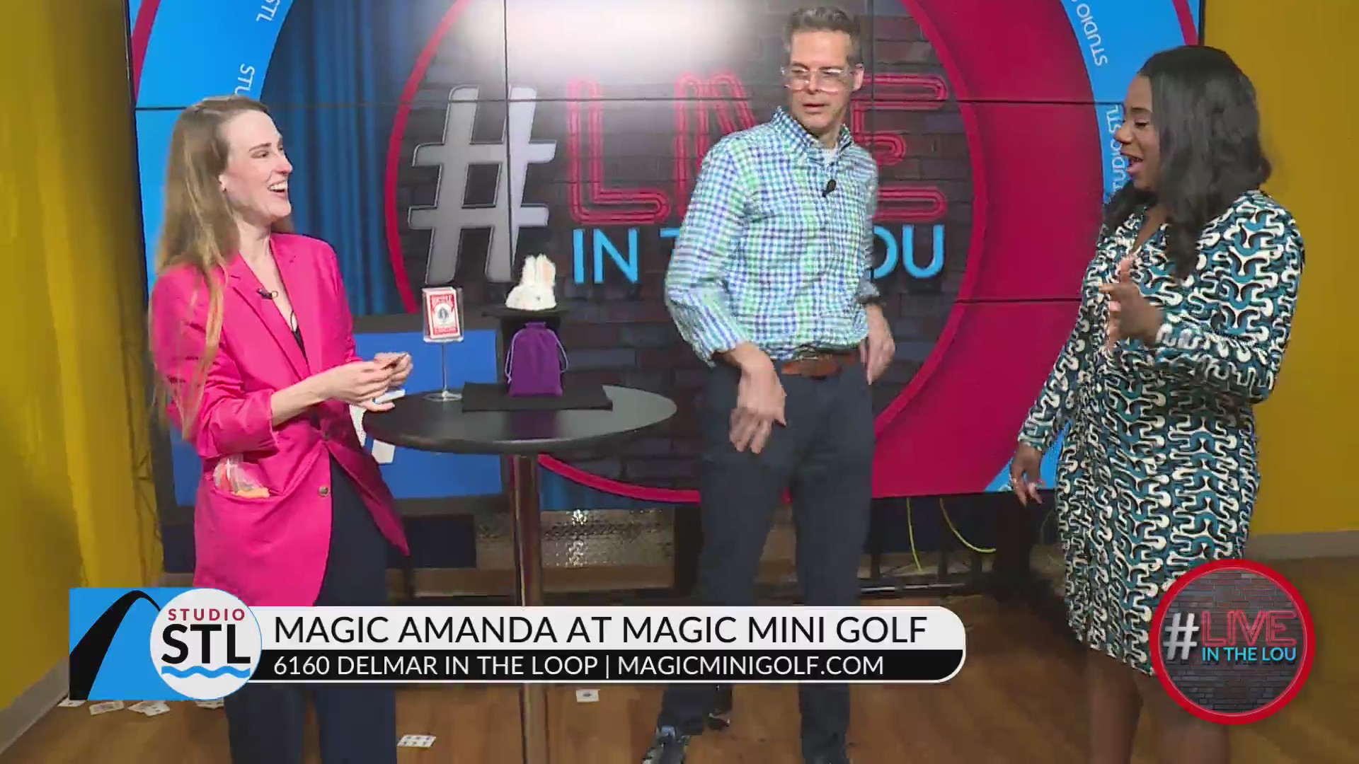 Magic Amanda on ‘Penn & Teller: Fool Us’ performs at Magic Mini Golf ...