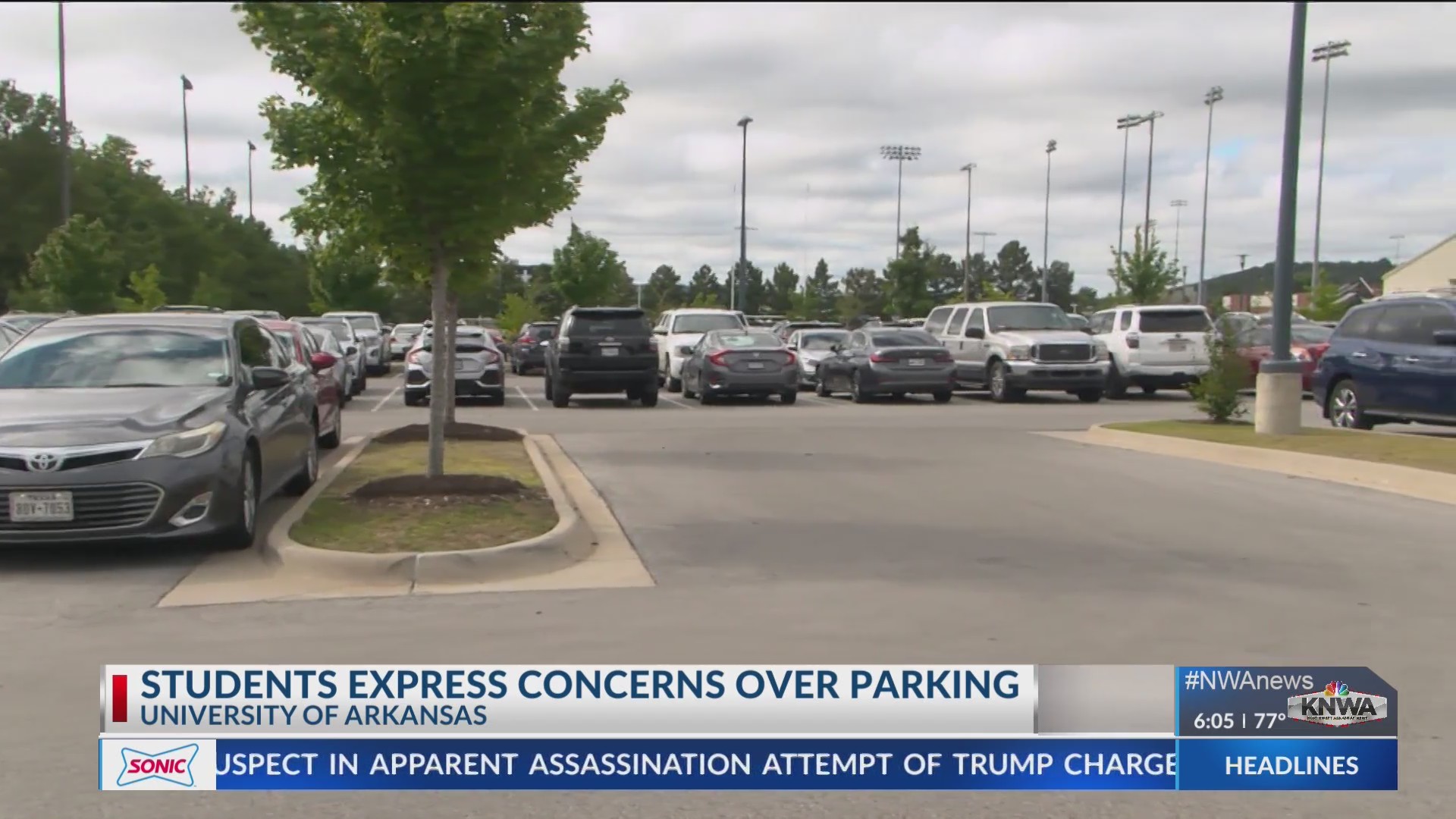 University of Arkansas students express concerns over campus parking ...