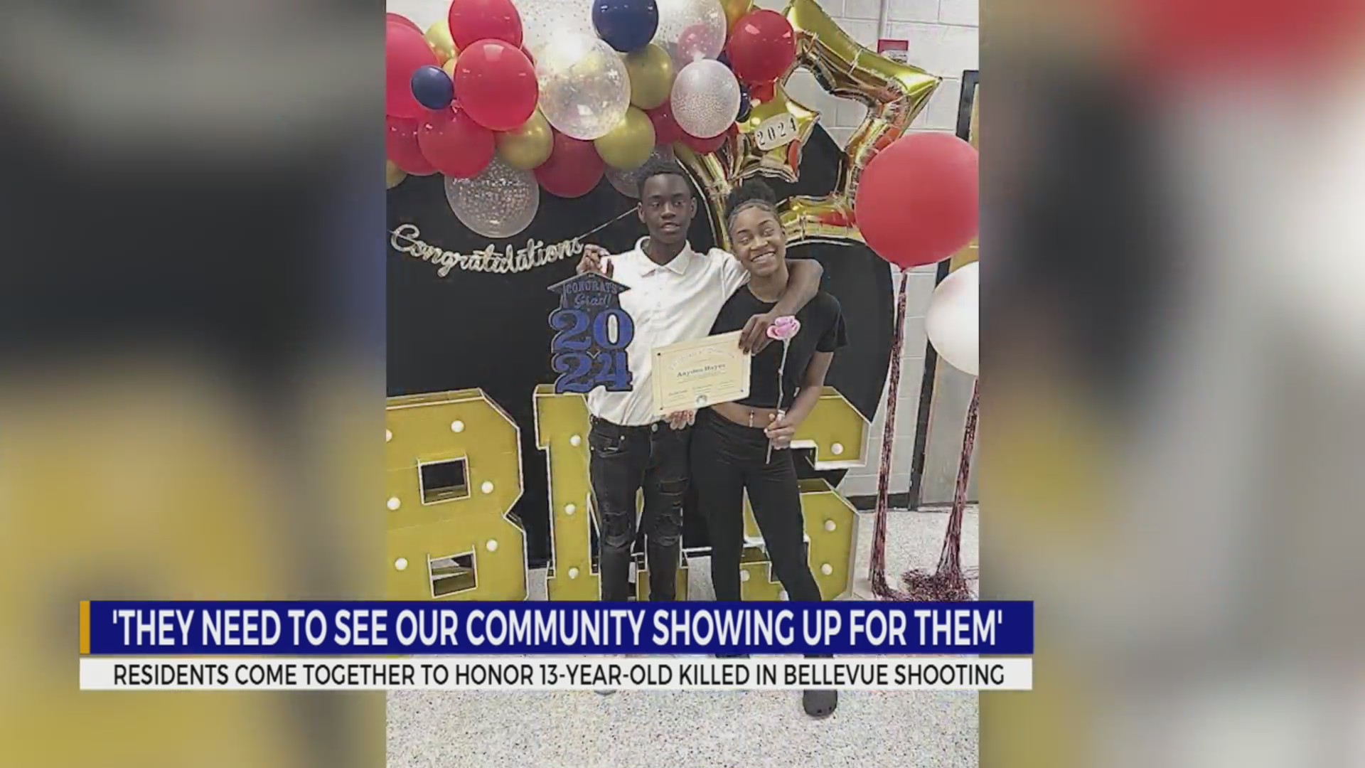 Residents come together to honor 13-year-old killed in Bellevue ...