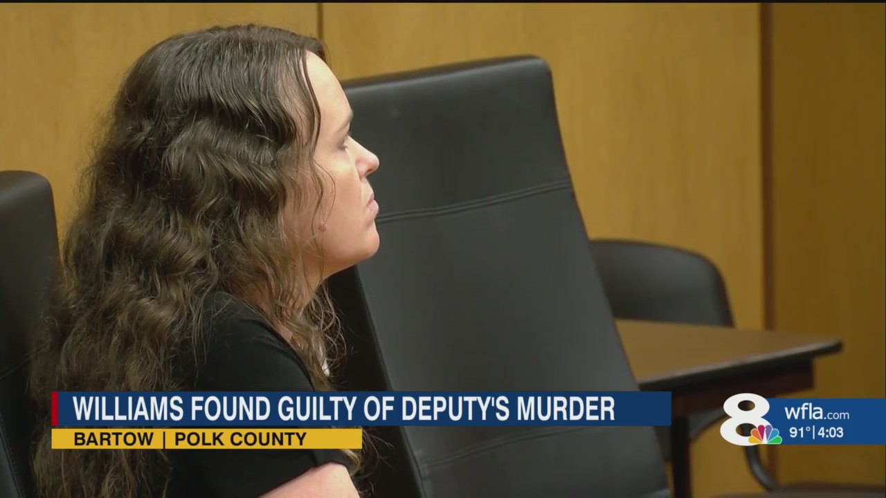 Jury finds Cheryl Williams guilty in murder of Polk County Deputy Blane ...
