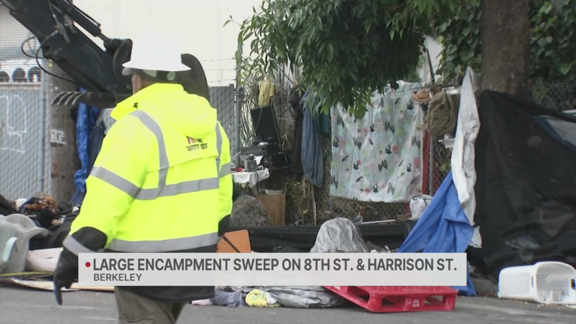 Berkeley homeless encampment swept – KRON4