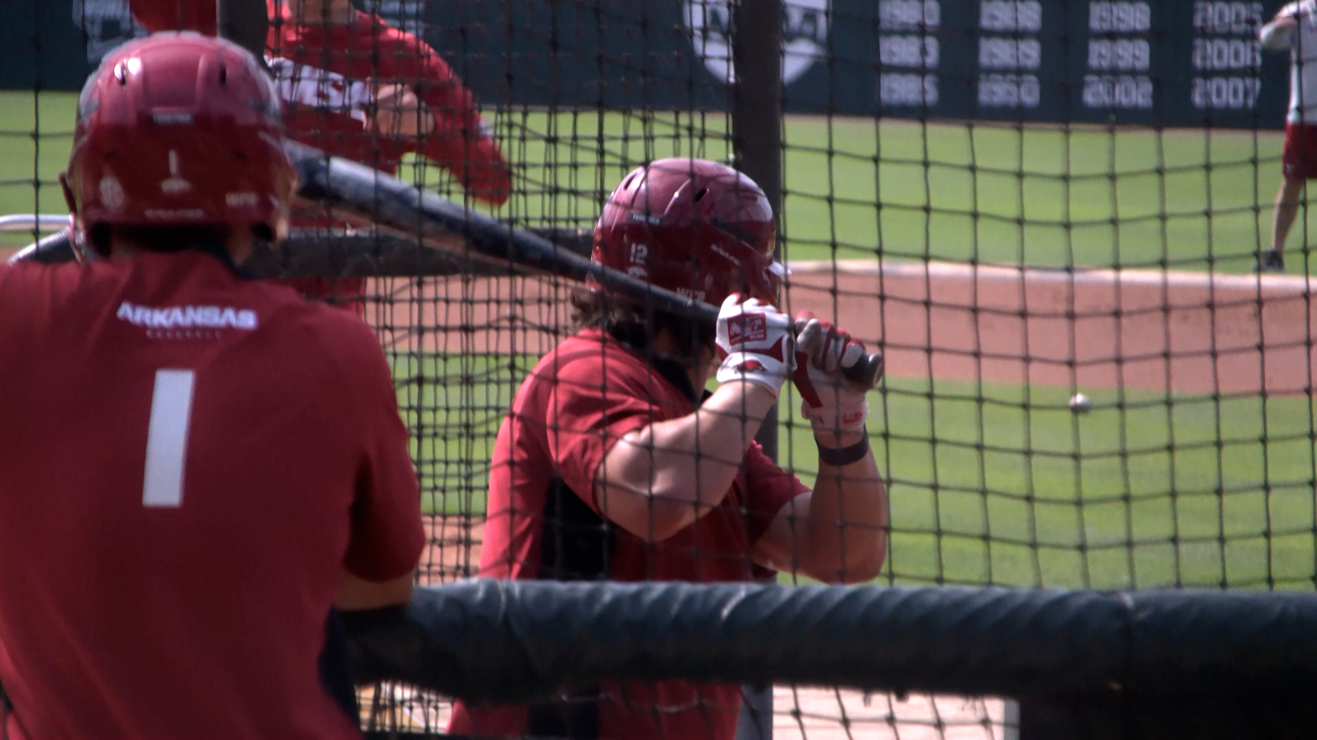 A look inside Arkansas practice ahead of the Fayetteville Regional ...