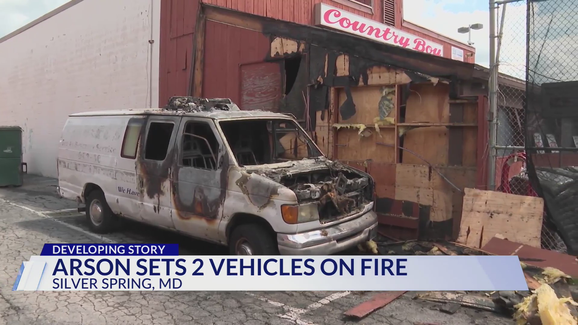 Van, truck set on fire in suspected arson near Glenmont Center ...