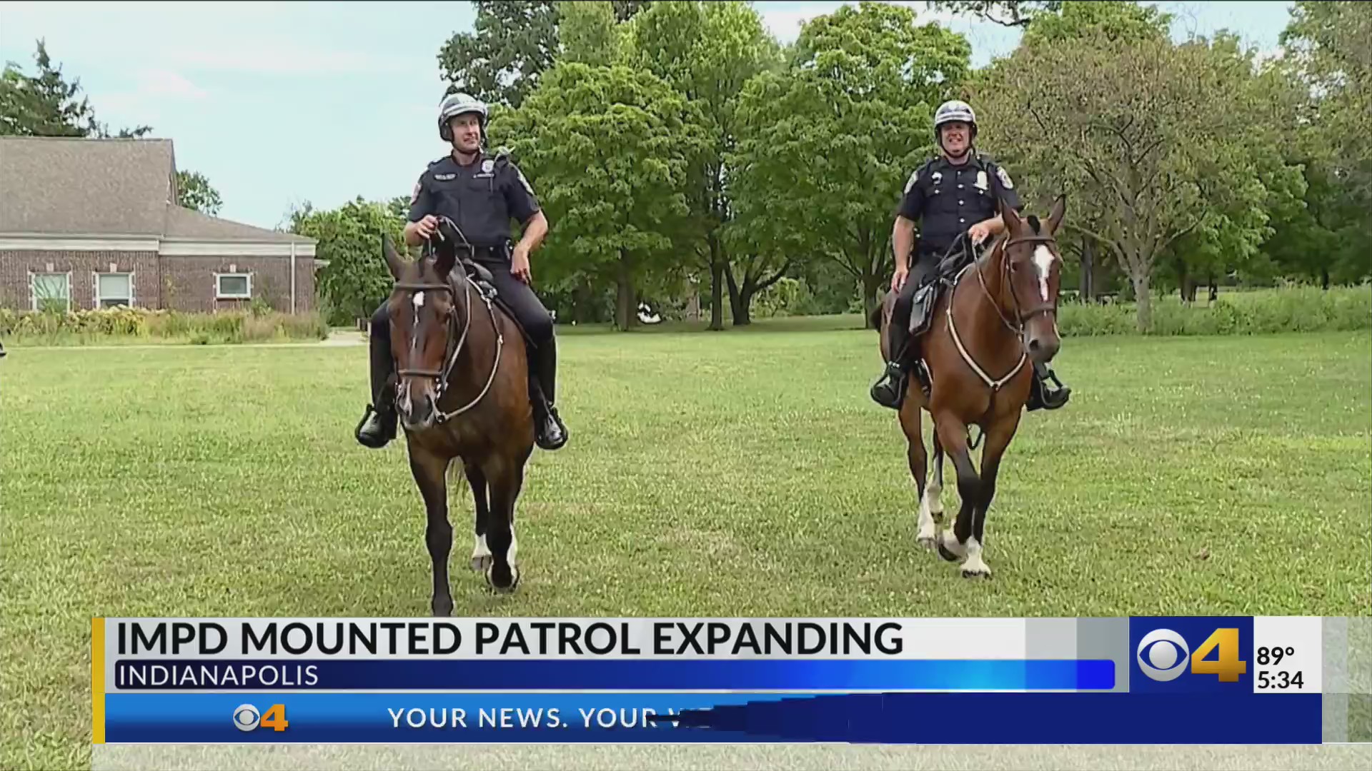 IMPD expanding mounted patrols – WTTV CBS4Indy