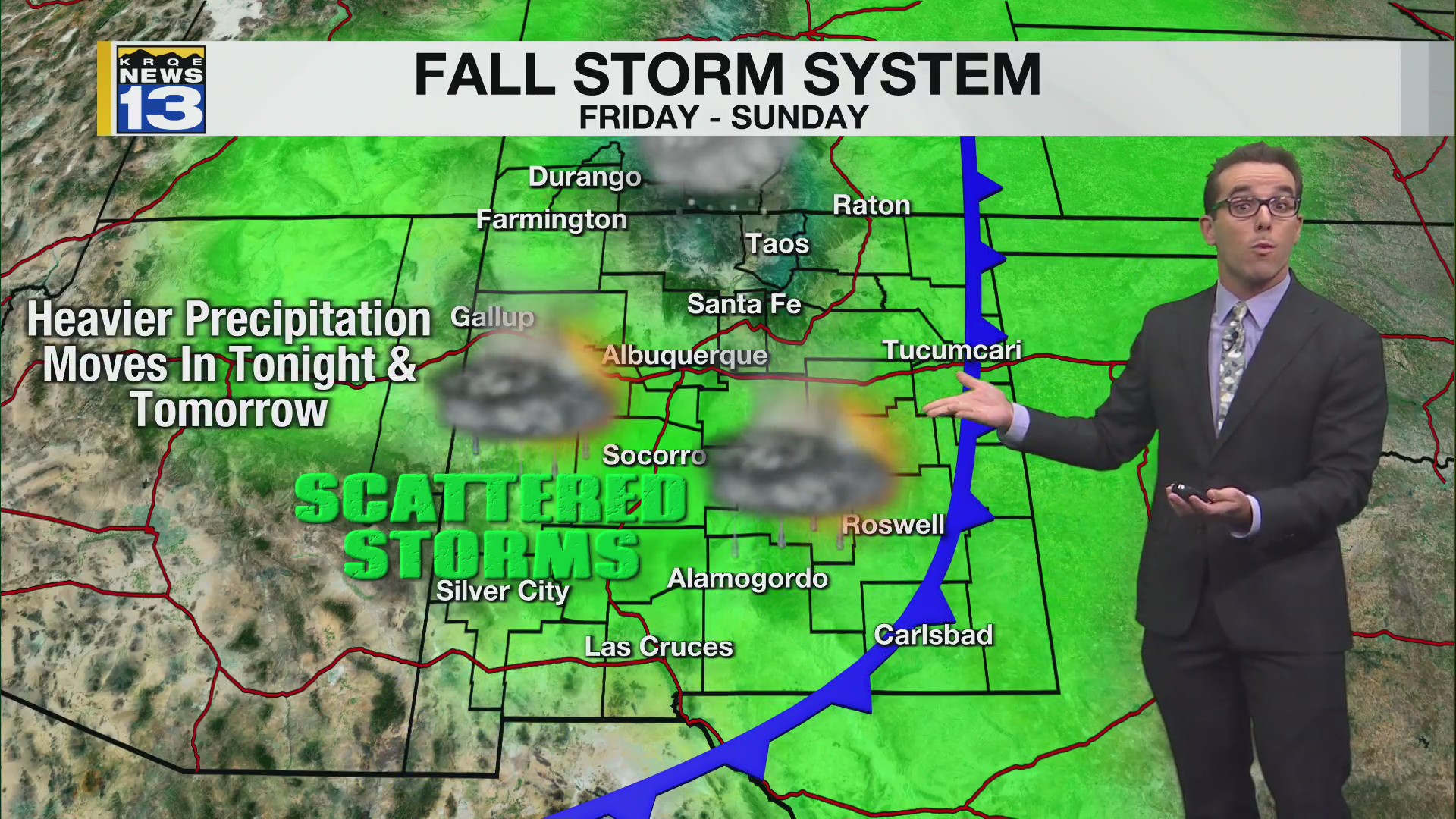 Stormy & heavy snow ahead – KRQE NEWS 13 – Breaking News, Albuquerque News, New Mexico News ...