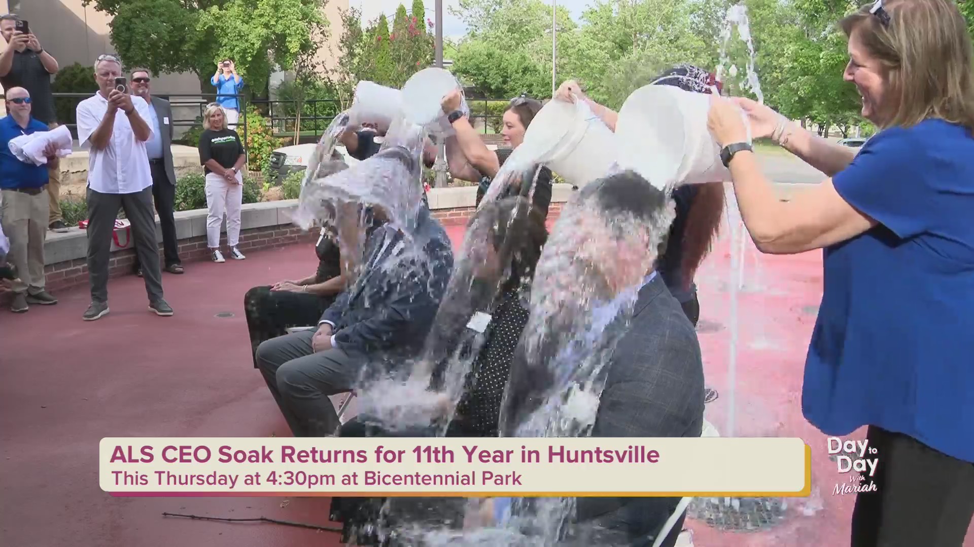ALS CEO Soak Returns for 11th Year in Huntsville | July 15, 2025 | Day ...