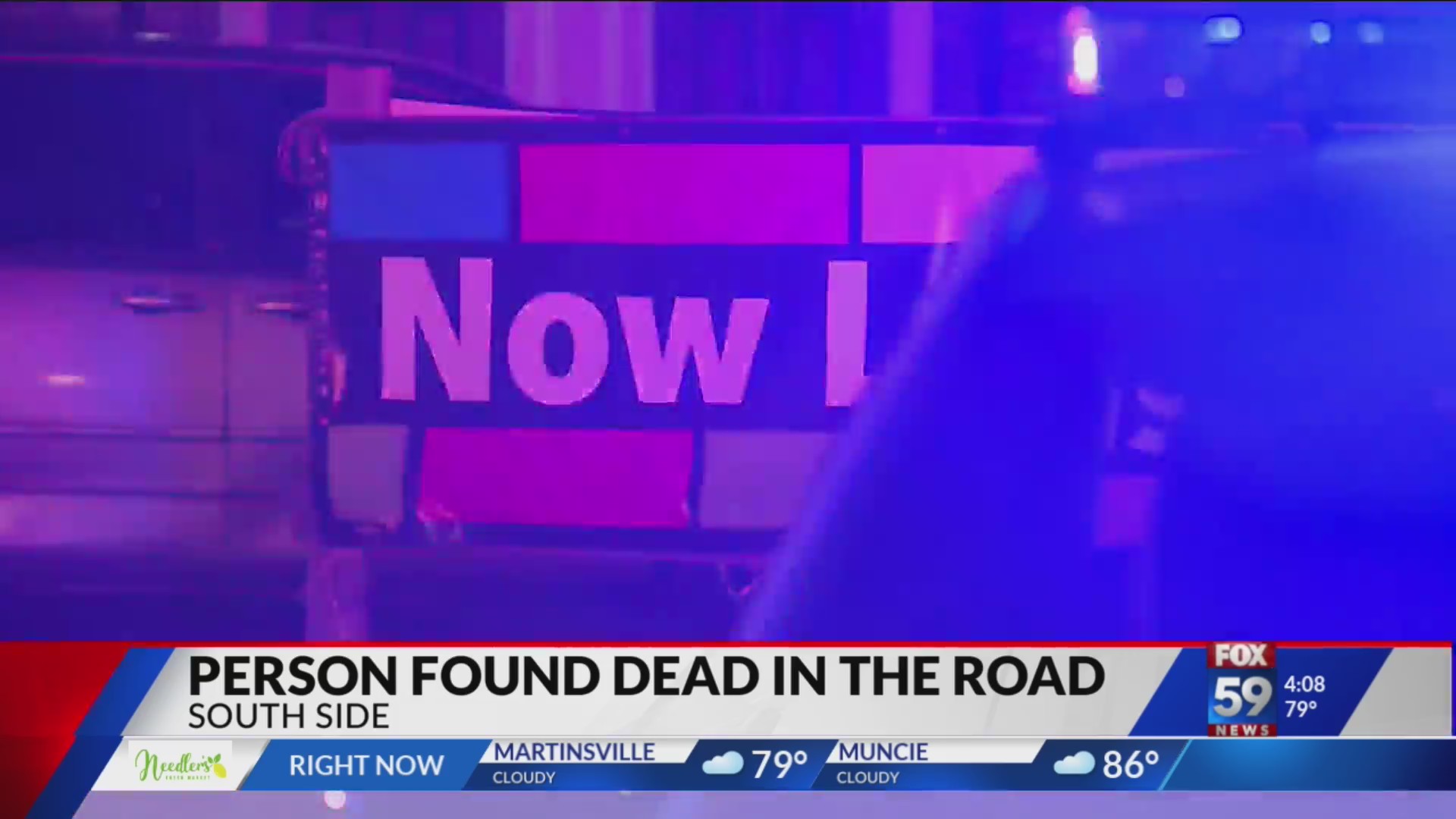 Person found dead in the road on Indy’s south side – Fox 59