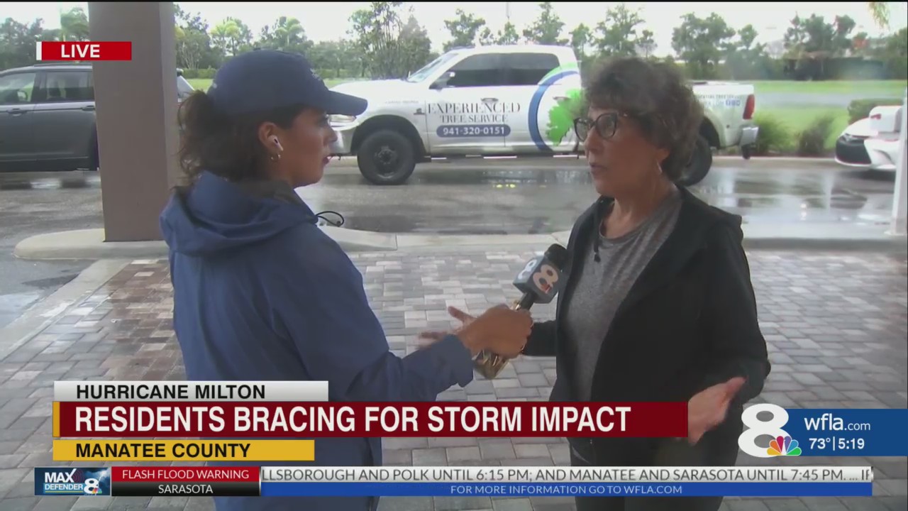 Manatee County residents to stay in place ahead of Milton’s landfall – WFLA