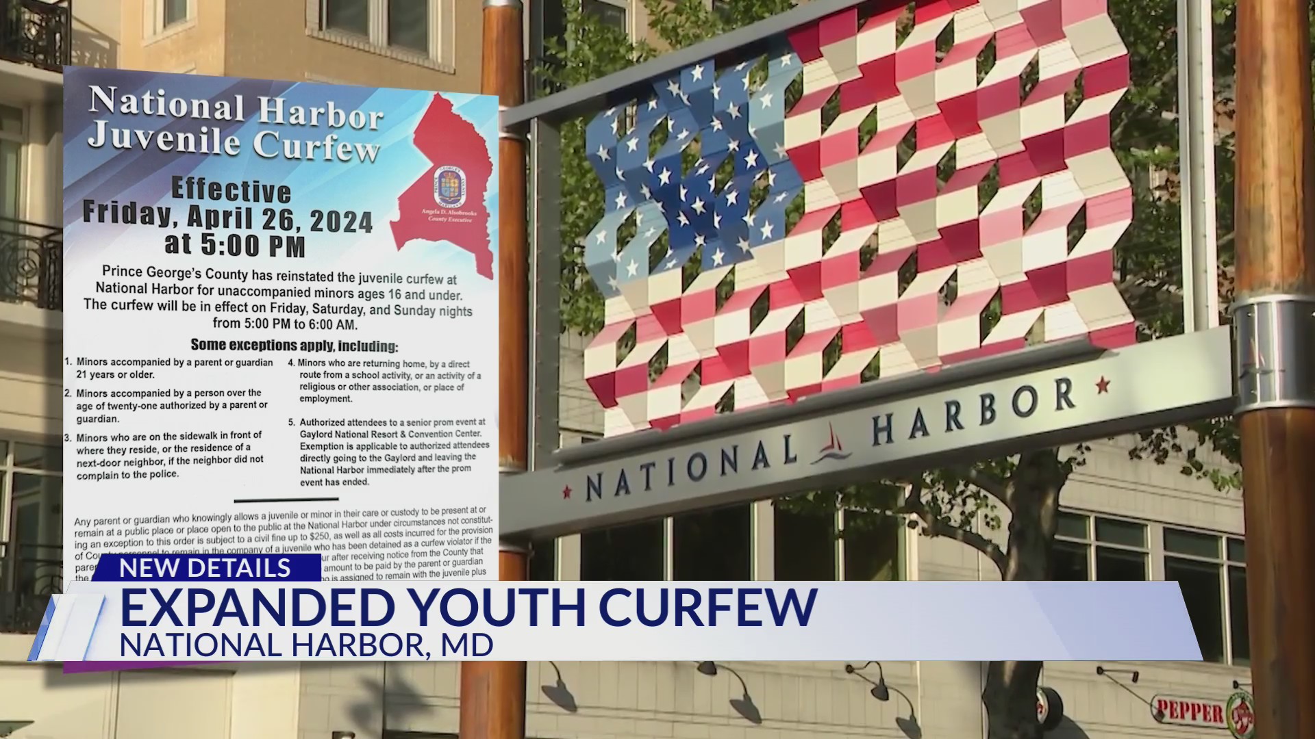 Prince George’s County Executive announces juvenile curfew at National ...