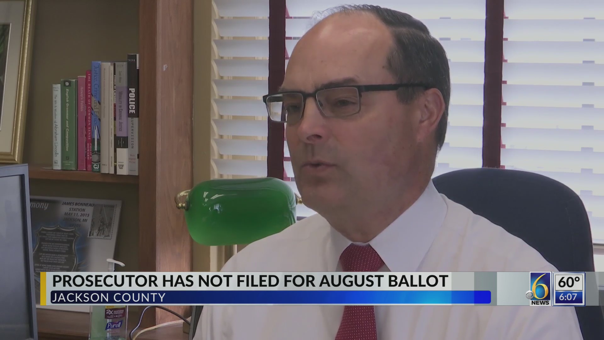 Jackson County prosecutor has not filed for re-election – WLNS 6 News