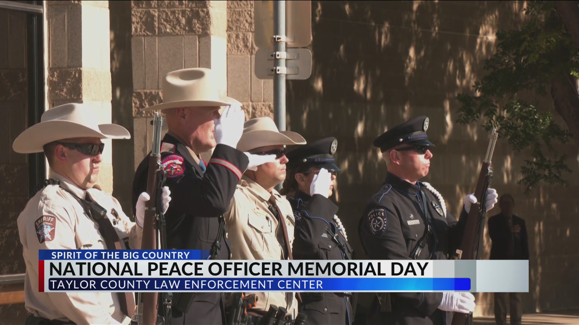 National Peace Officers Memorial Day Held at the Taylor County Law ...