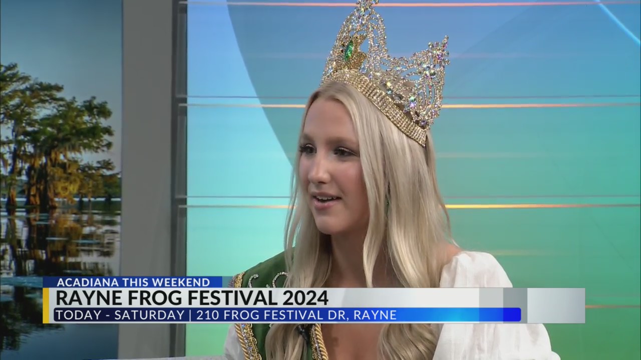 Frog Festival Queen breaks down itinerary for 2024 Rayne Frog Festival ...