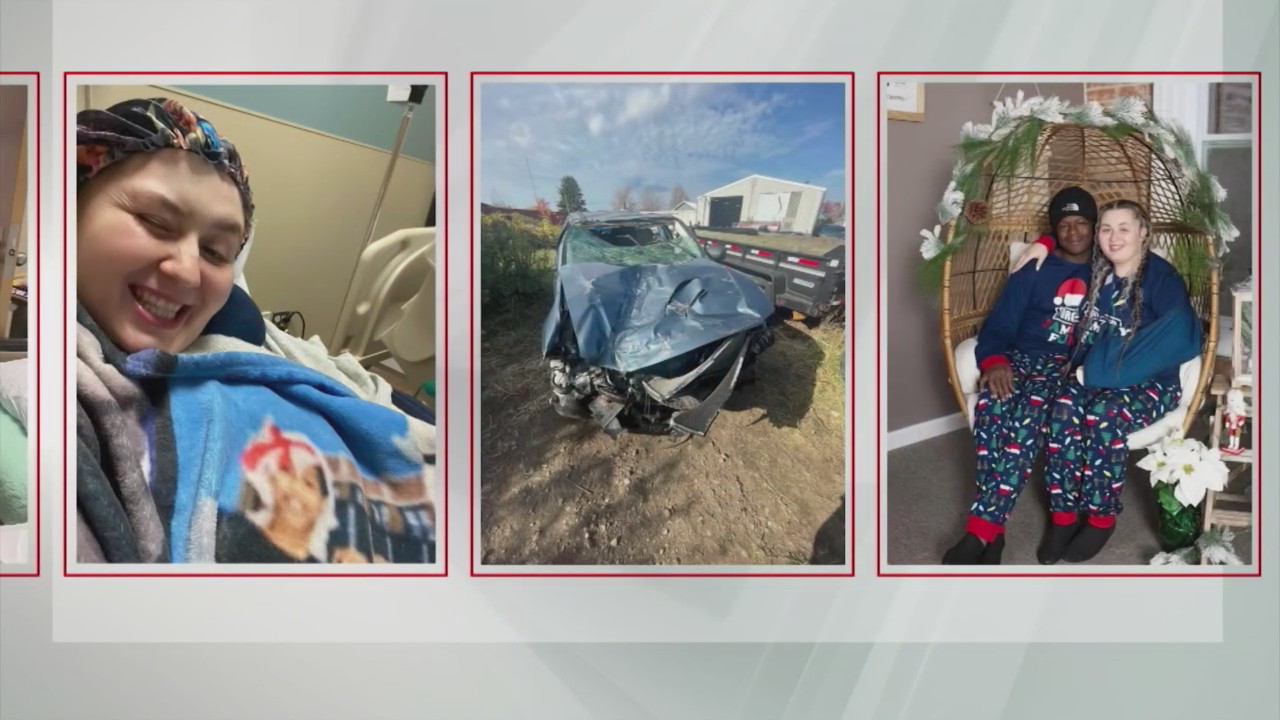 Following horrific crash, Jamestown woman reconnects with her “hero ...