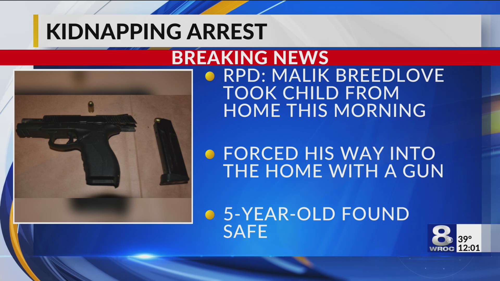 RPD: Father with handgun kidnaps child from Fifth St. home – RochesterFirst