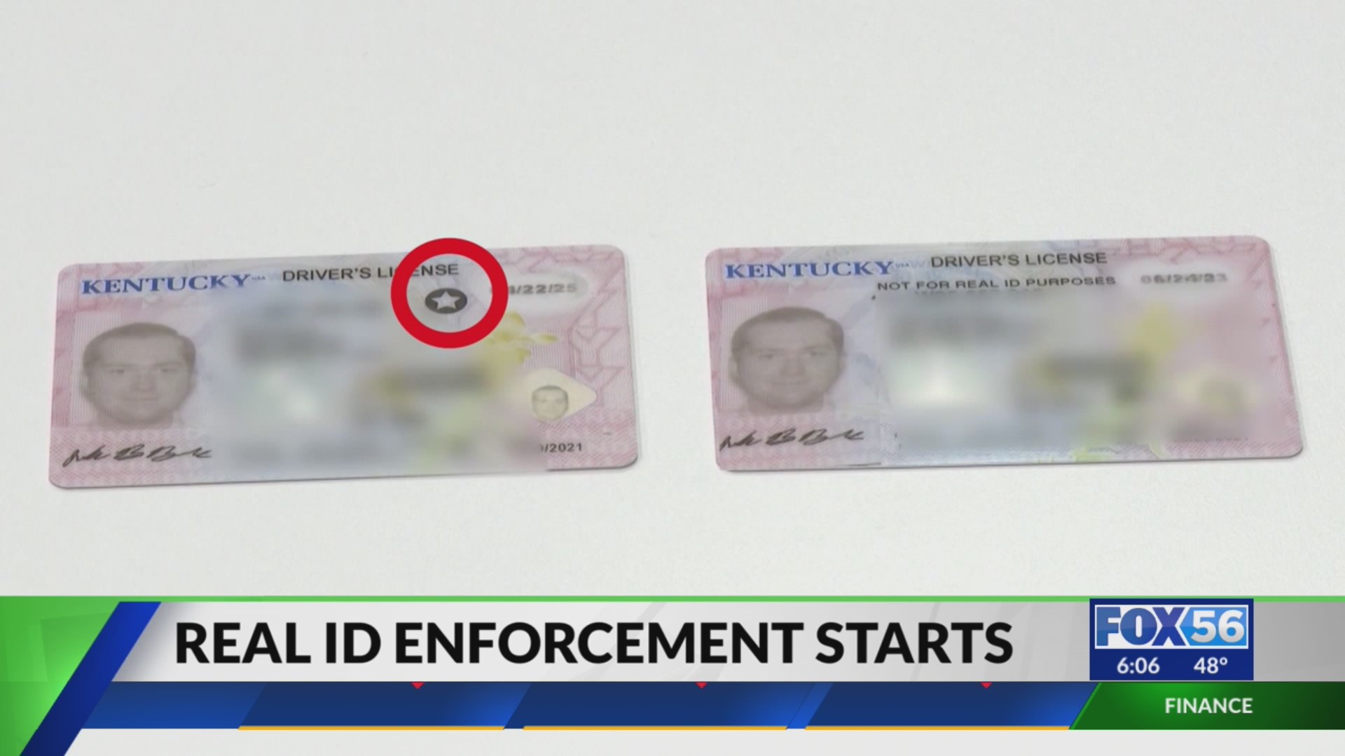 Real ID enforcement begins Wednesday in Kentucky – FOX 56 News