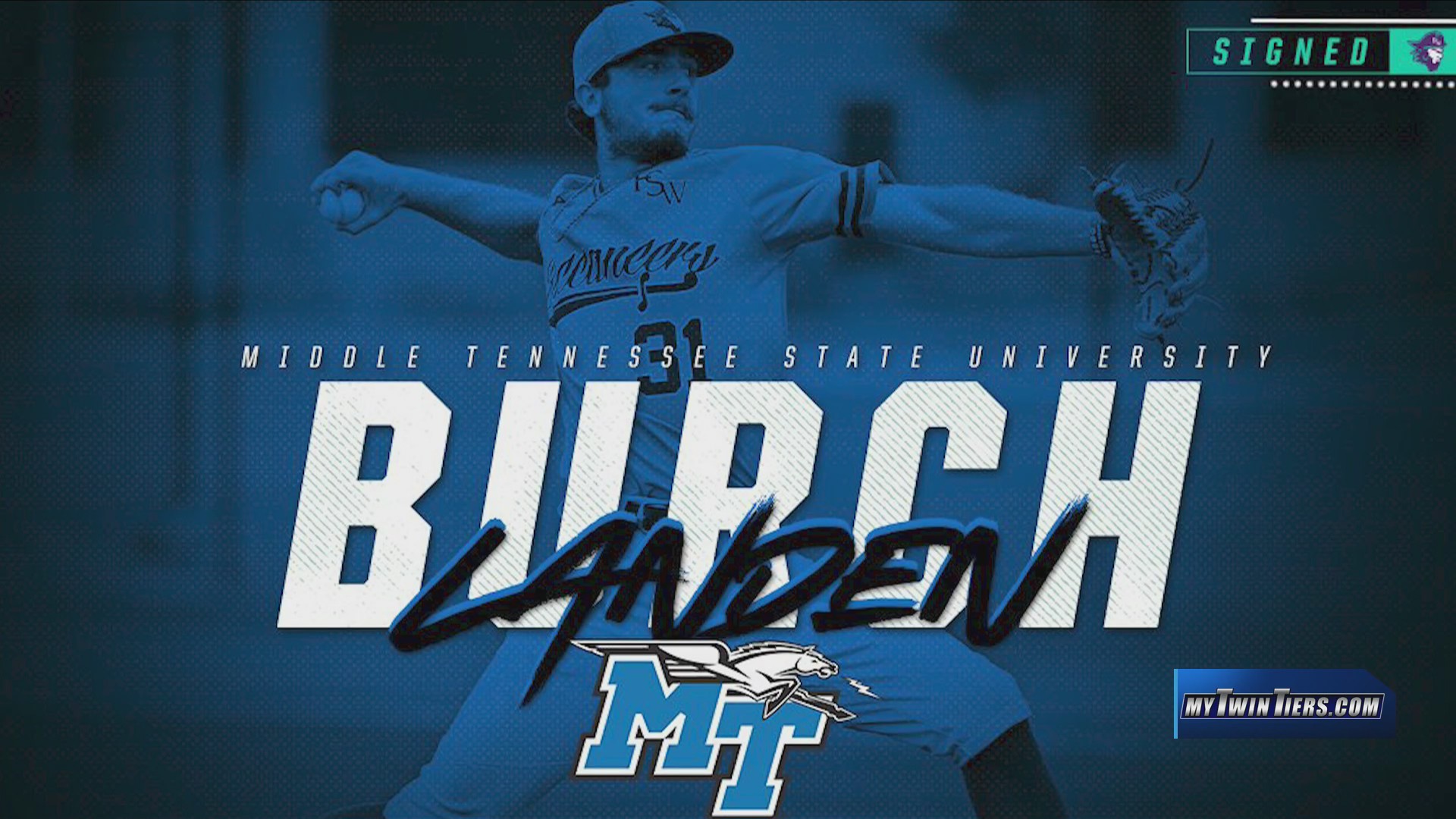 Landen Burch named captain for Middle Tennessee State baseball – WETM ...