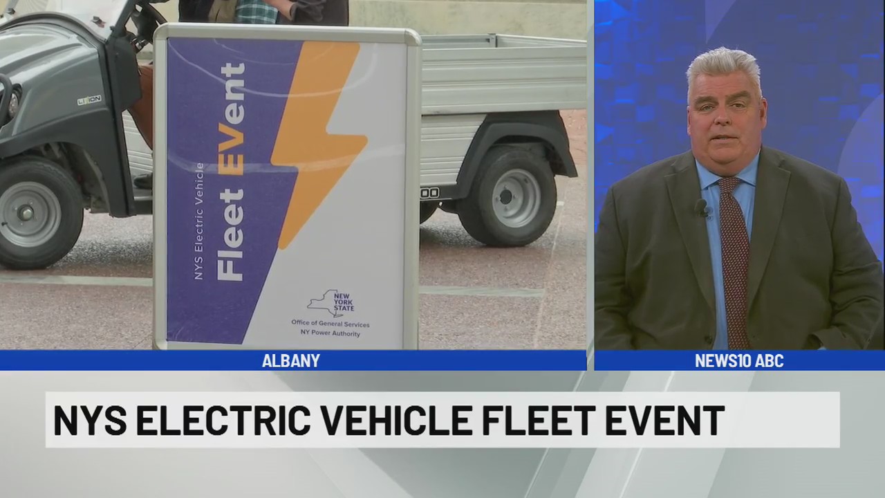 NYS Electric Vehicle fleet event – NEWS10 ABC