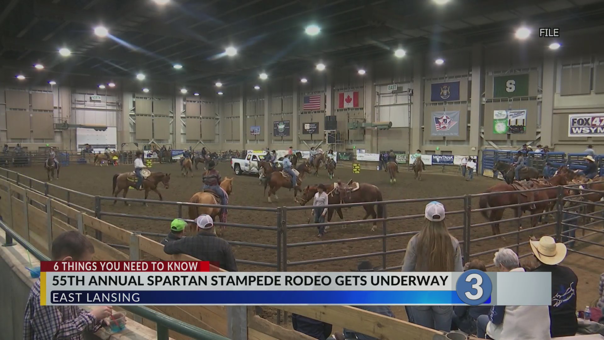 55th Annual Spartan Stampede rodeo gets underway – WLNS 6 News