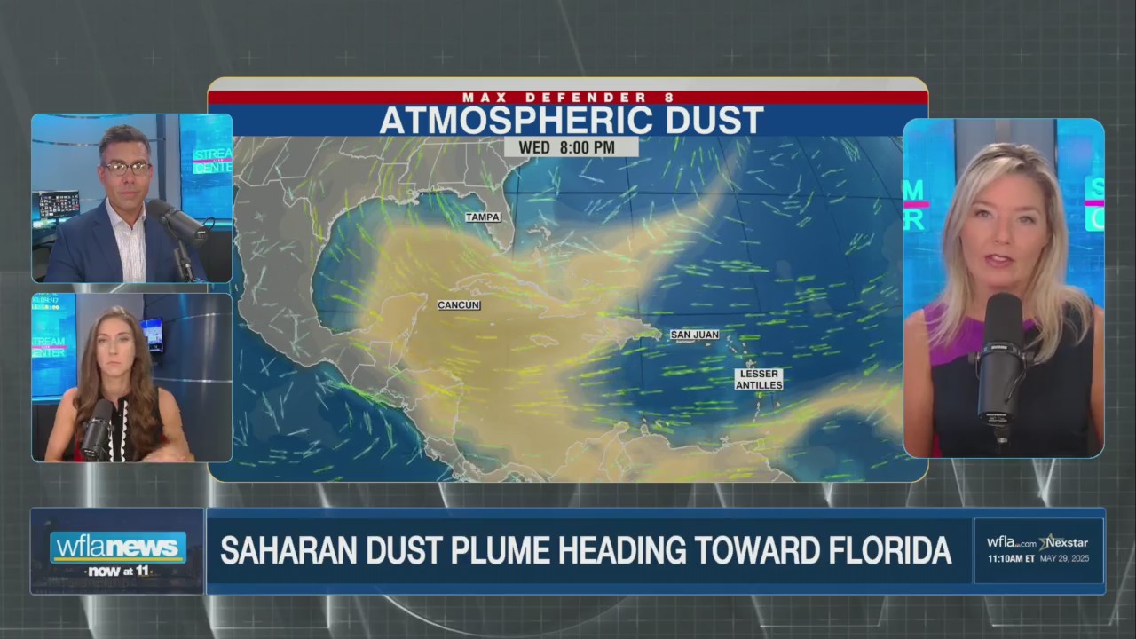 Massive Saharan dust plume headed for Florida – WFLA
