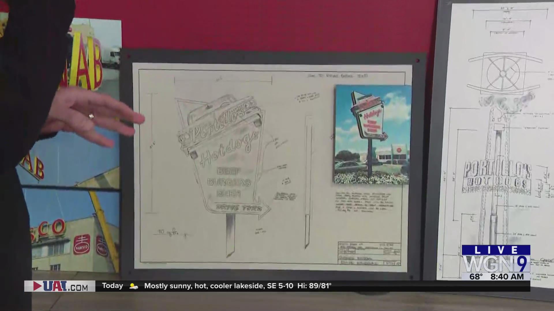 Around Town – Olympik Signs – WGN-TV