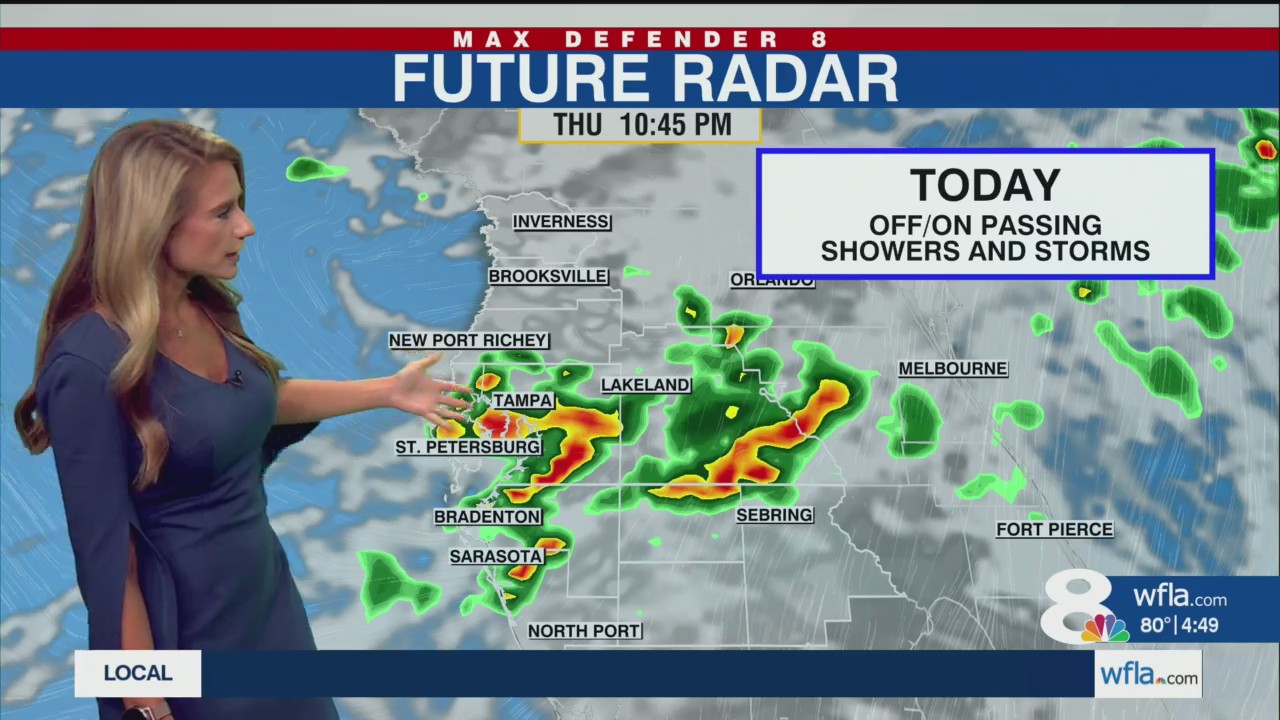 Passing downpours Thursday and Friday – WFLA