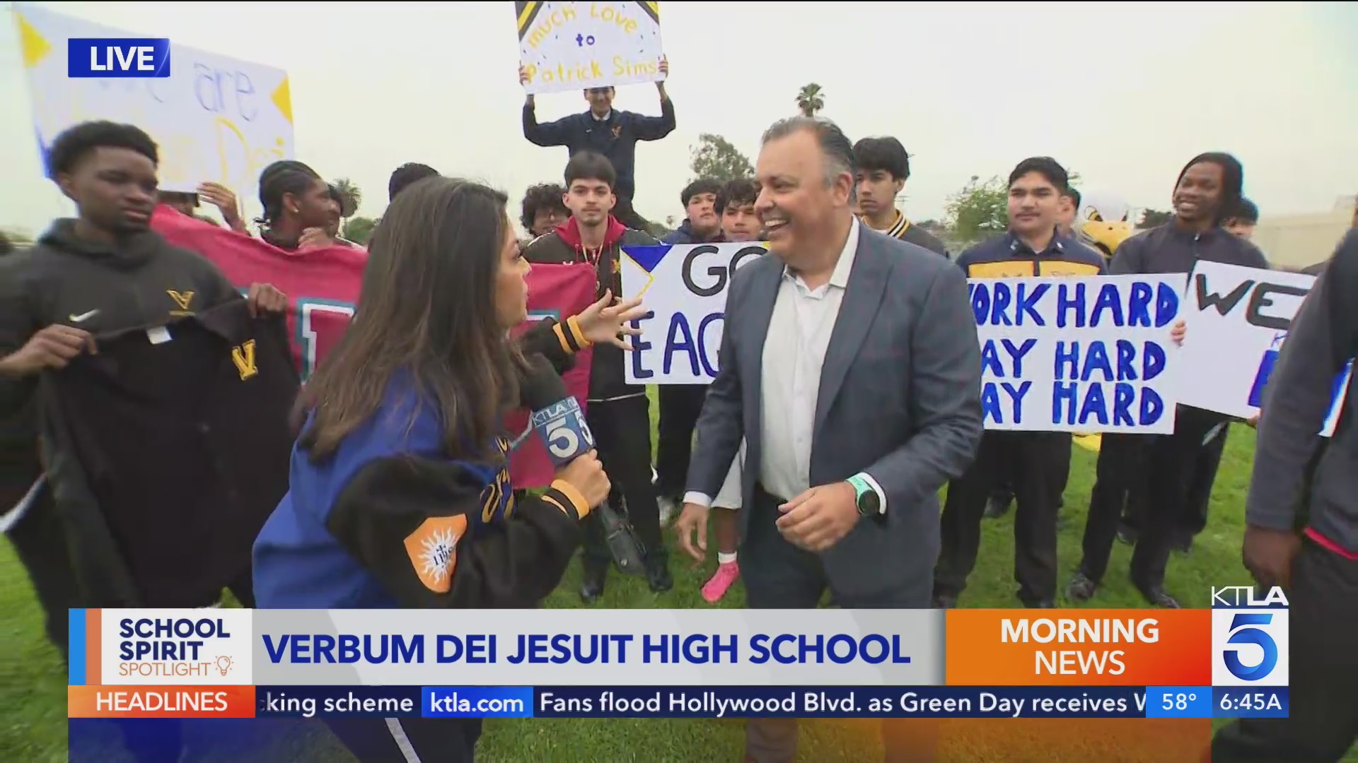 School Spirit Spotlight: Verbum Dei Jesuit High School – KTLA