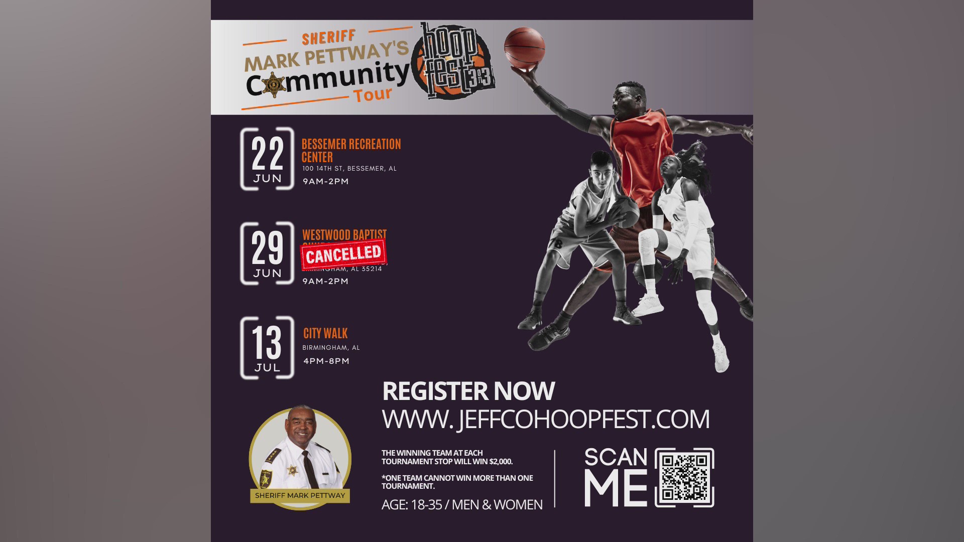 Jefferson County Sheriff Mark Pettway’s 3-on-3 Hoopfest – CBS 42