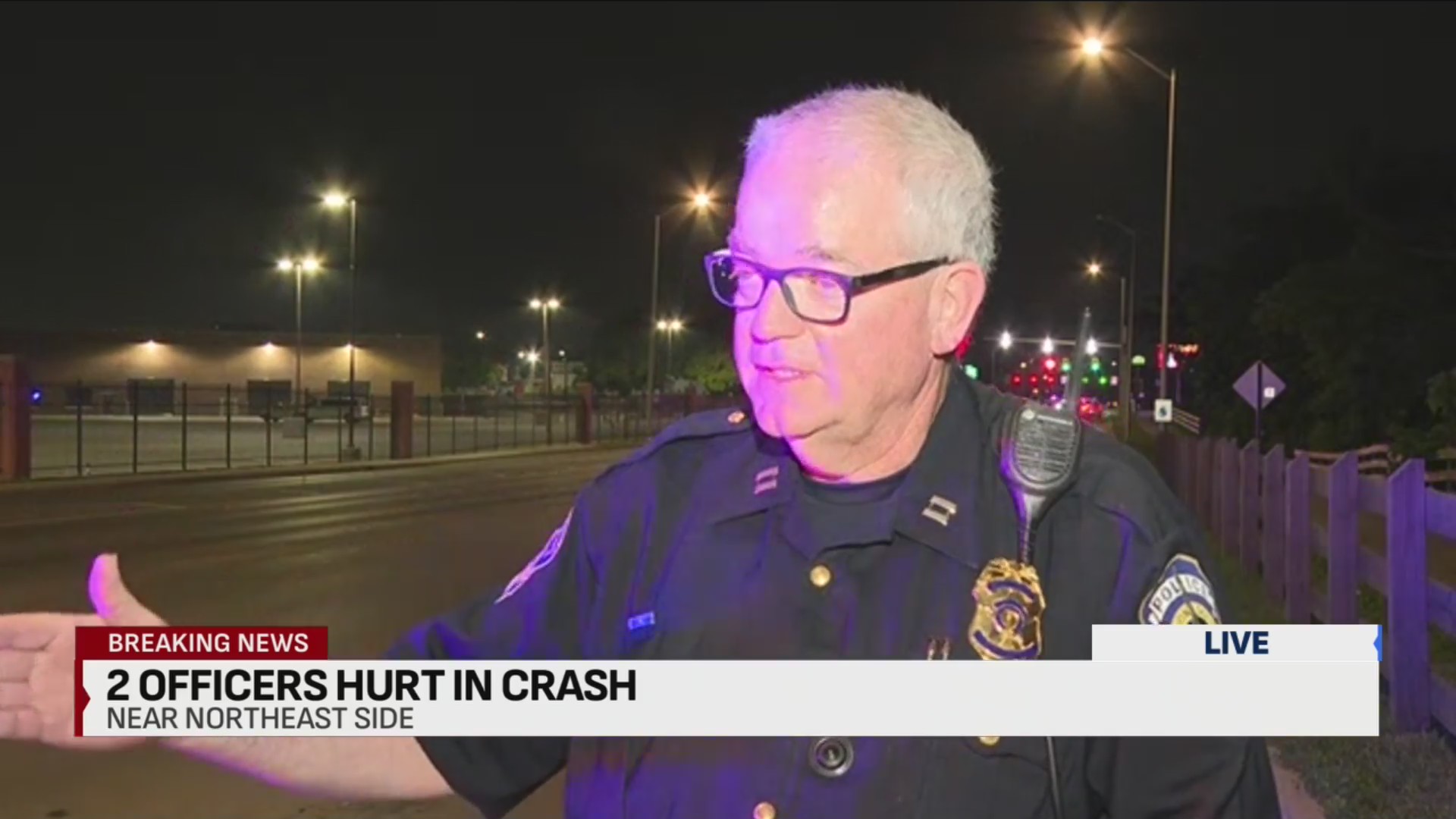 2 NPD officers hospitalized after crash in Indy – Fox 59