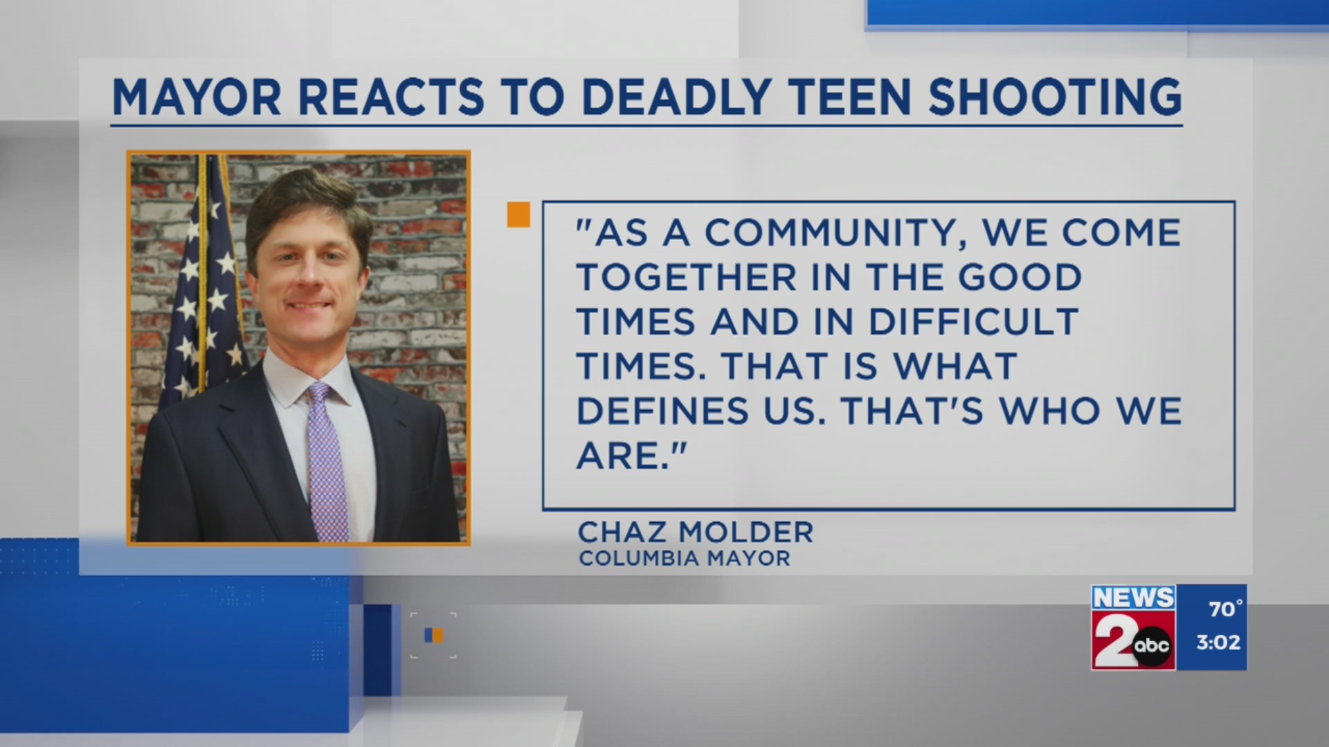 Columbia mayor reacts to deadly teen shooting – WKRN News 2