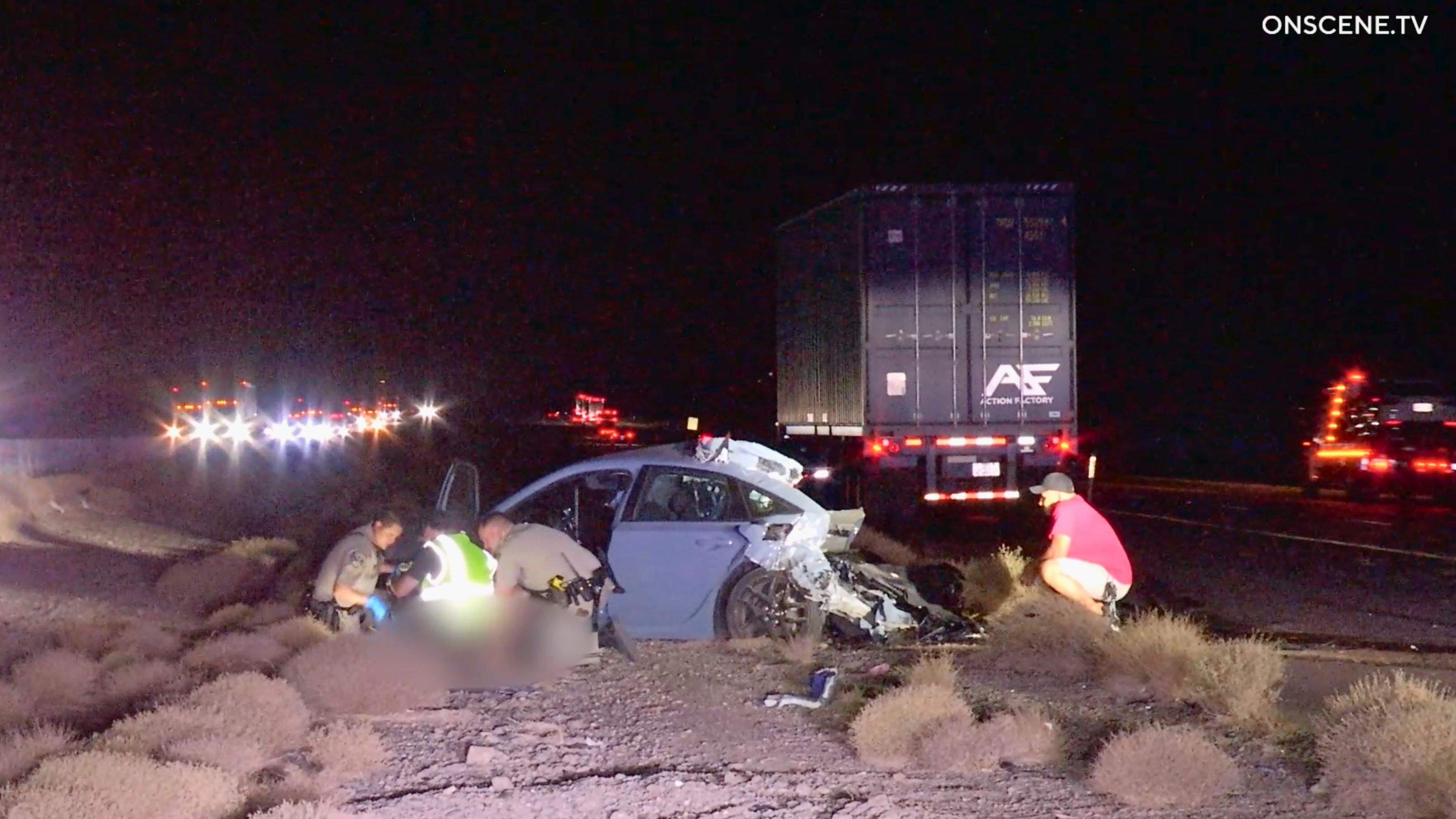 Shocking footage captures fatal Freeway 15 crash – KTLA