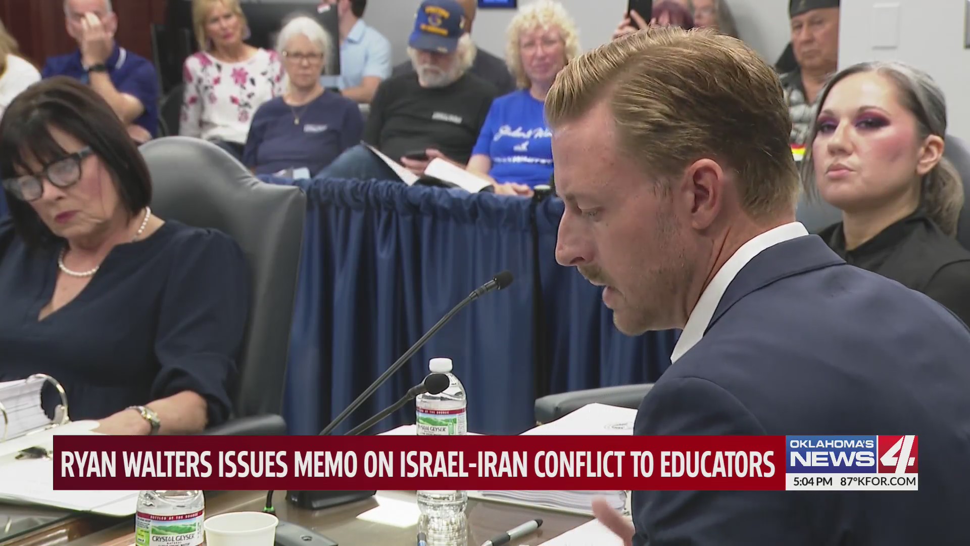 Ryan Walters issues memo on Israel-Iran conflict to educators – KFOR ...