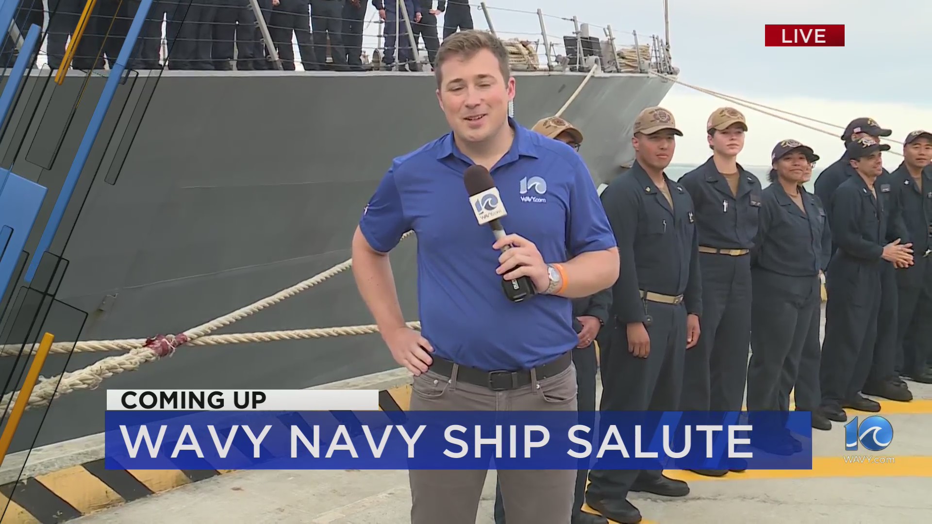WAVY’s Navy Ship Salute: USS Bainbridge crew welcome – WAVY.com