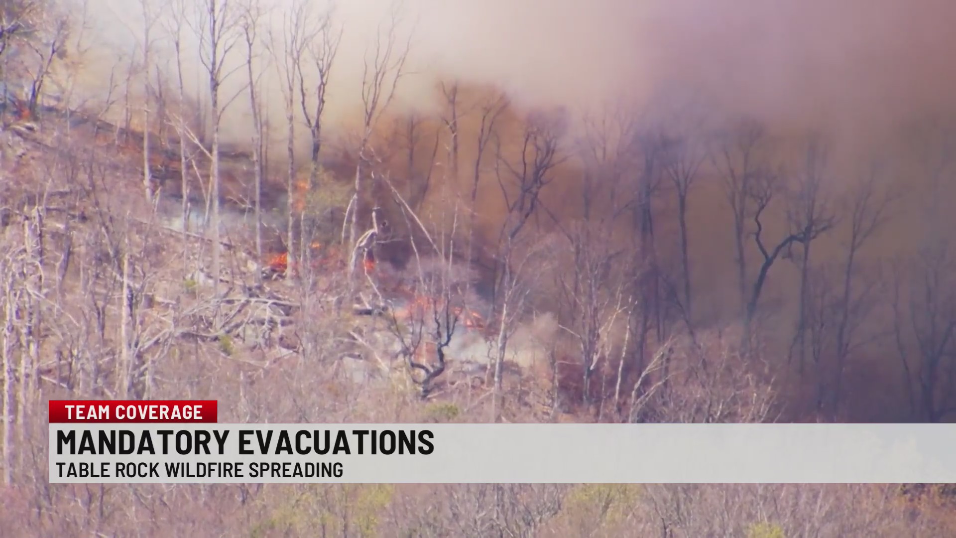 As Table Rock fire continues to grow, Pickens Co. sheriff speaks out ...