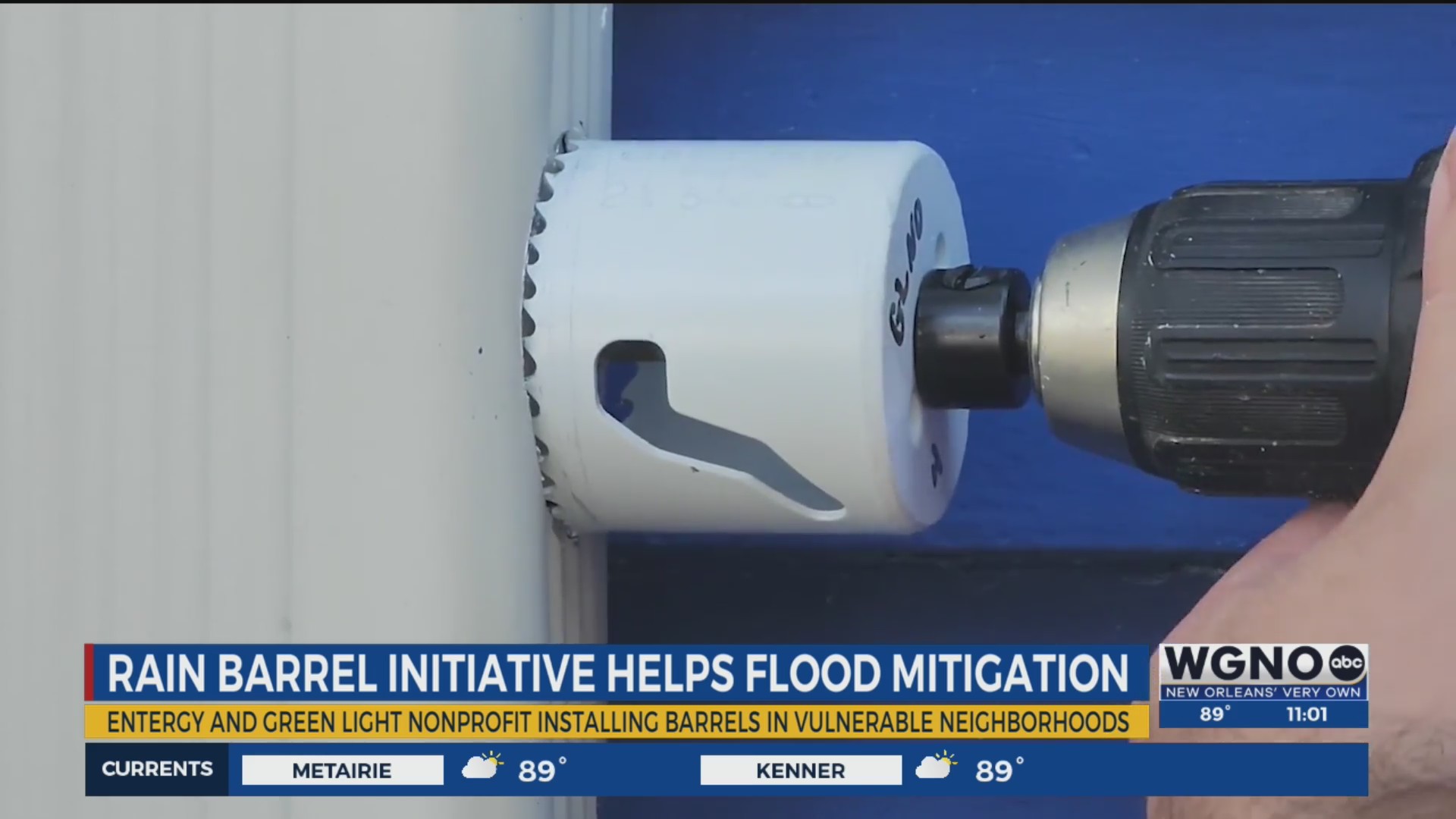 Rain barrels installed in flood prone neighborhoods – WGNO