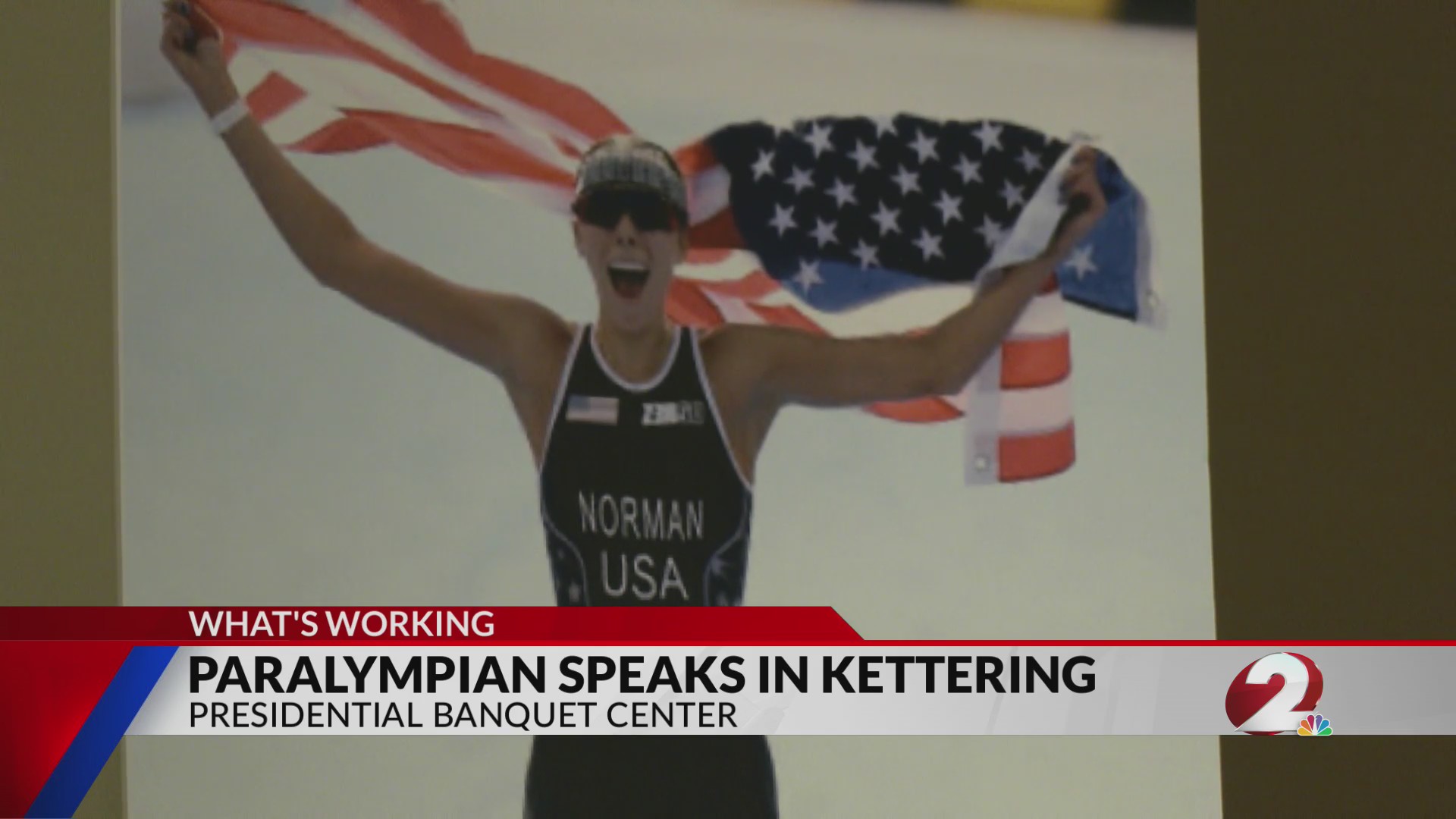 Paralympian Grace Norman speaks at Kettering banquet center – WDTN.com