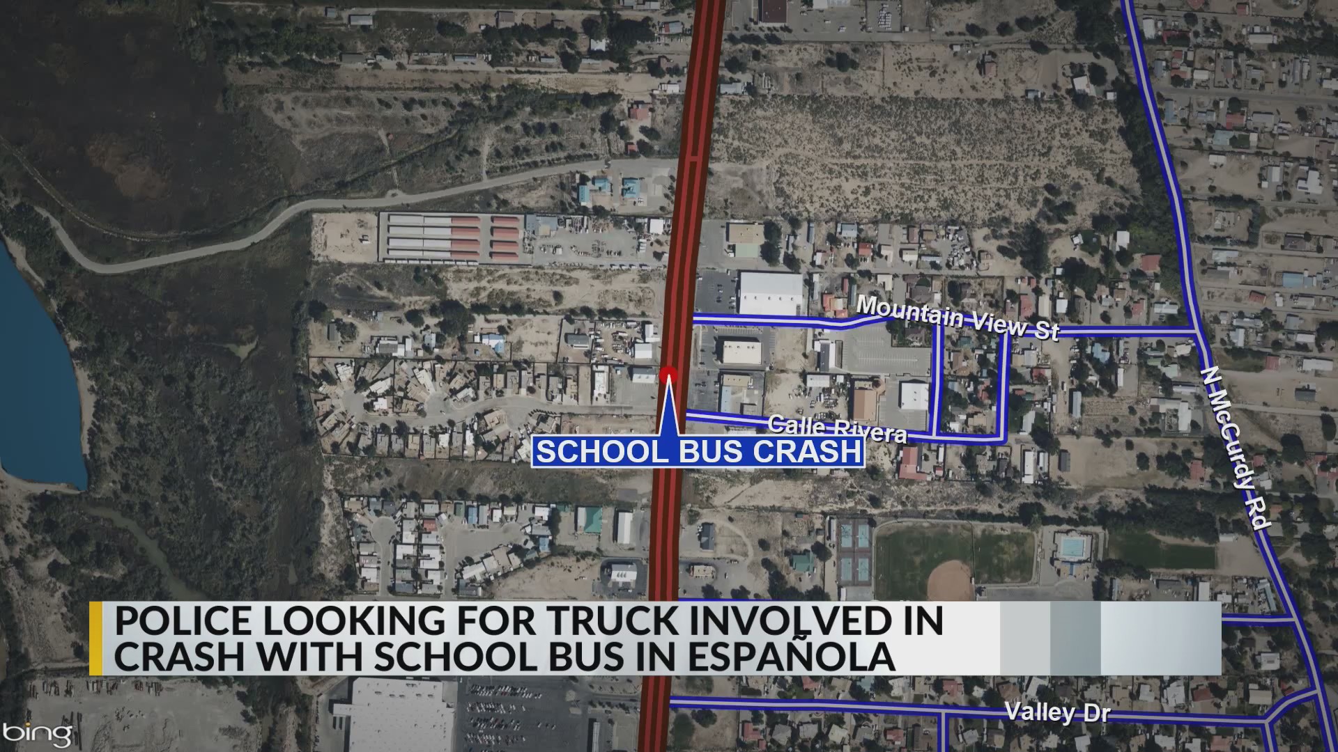 Police looking for truck involved in crash with school bus in Española ...