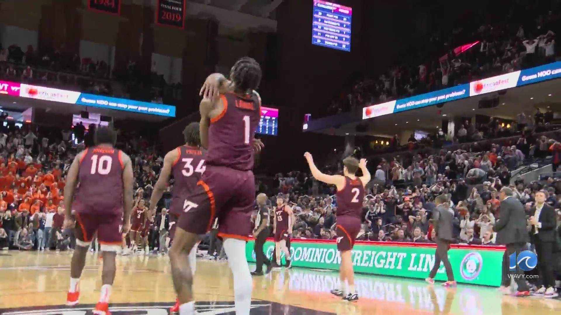 Virginia Tech takes Commonwealth Cup over UVA 75-74 – WAVY.com