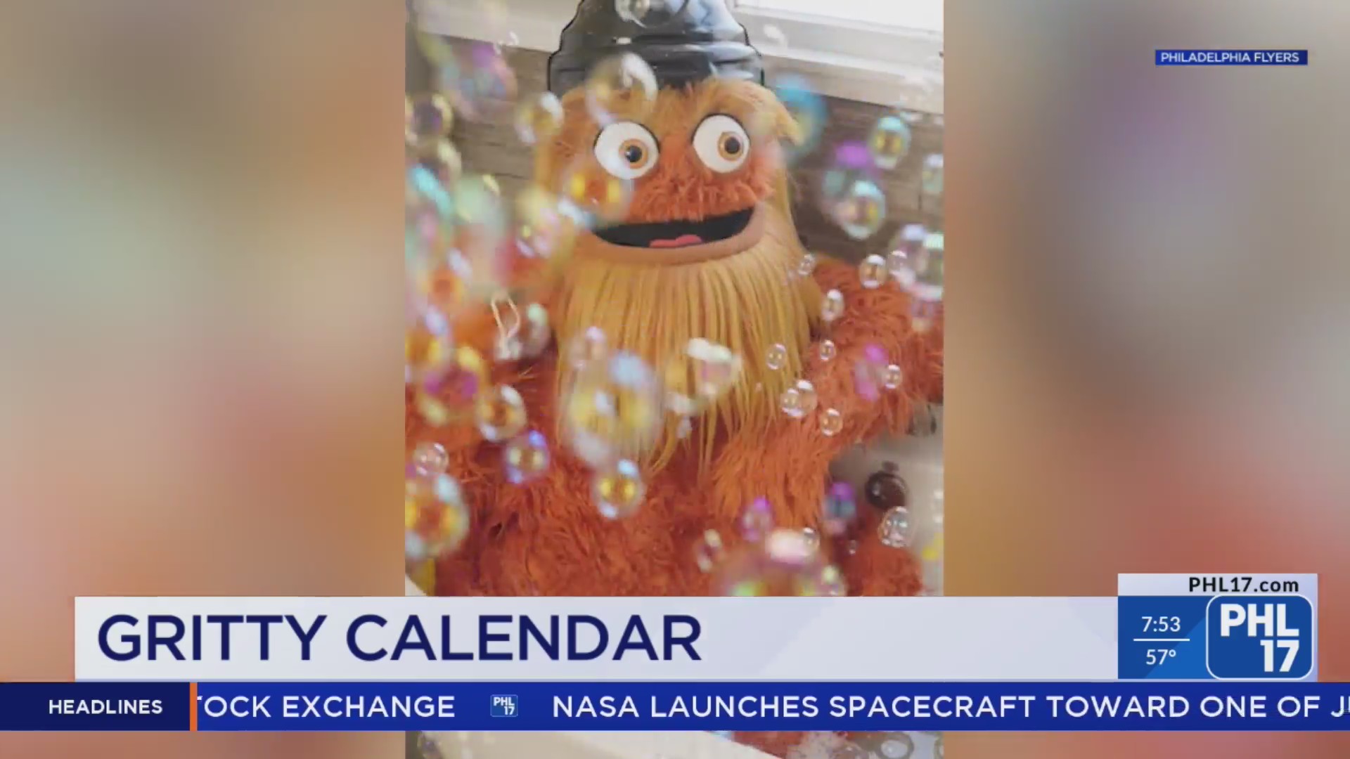 Flyers unveil the 2025 Gritty calendar for charity – PHL17.com