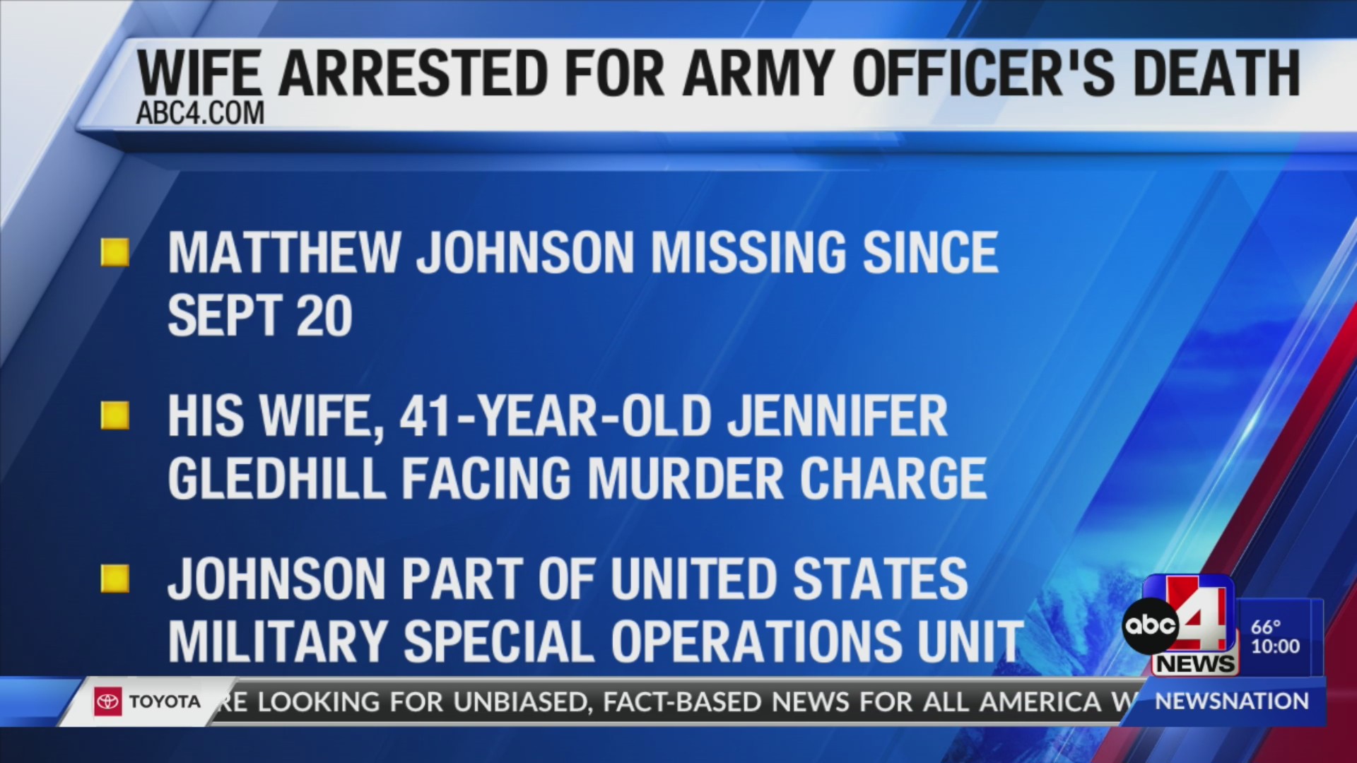 Utah woman arrested for alleged murder of missing husband – ABC4 Utah