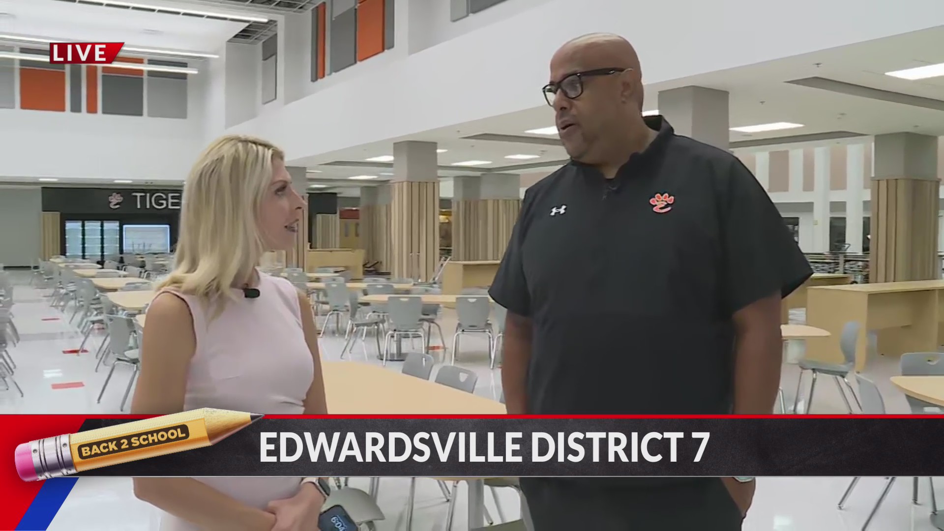 Edwardsville High School Principal showcases new commons area – FOX 2