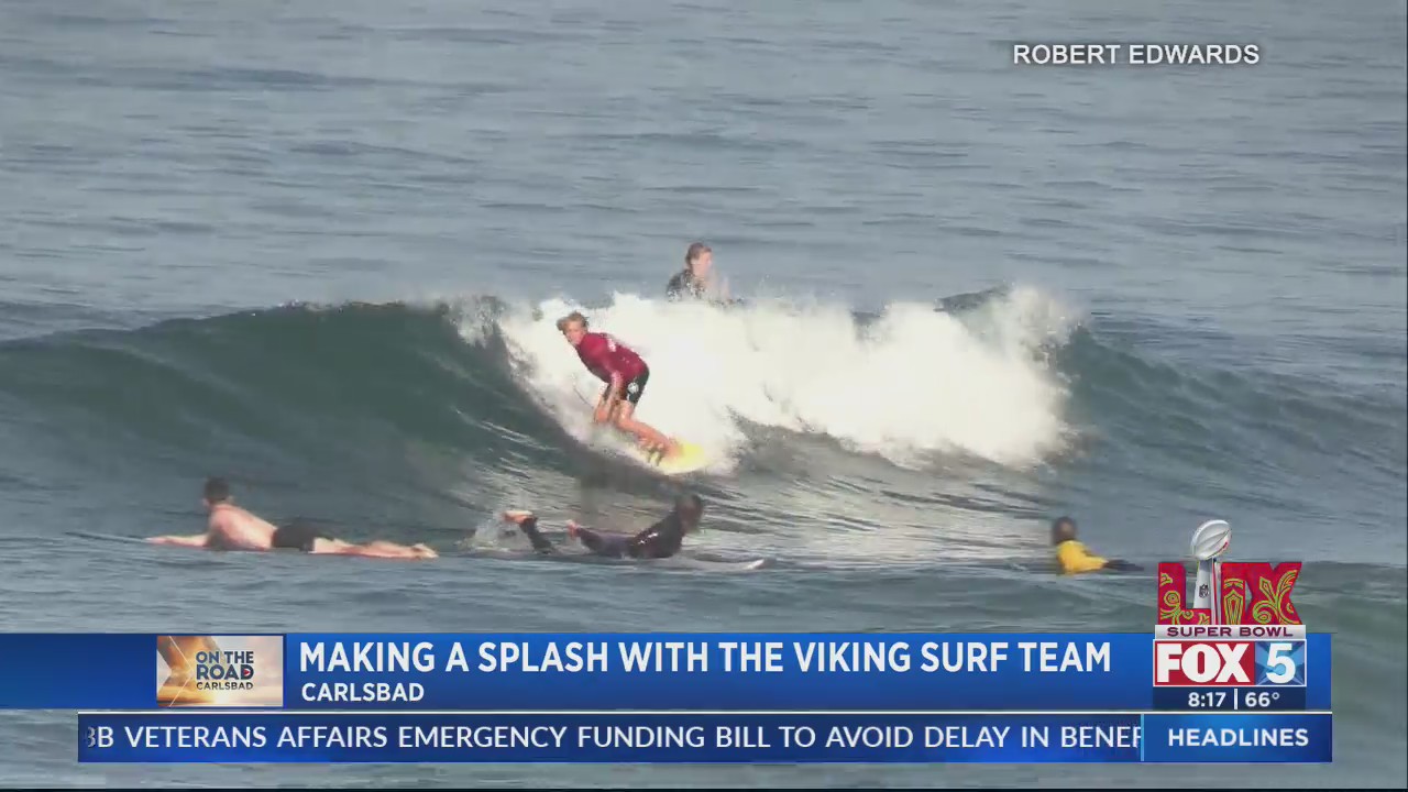 Making a splash with the Viking Surf Team – FOX 5 San Diego & KUSI News