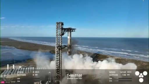 SpaceX robotic arm catches booster after launch – FOX 2