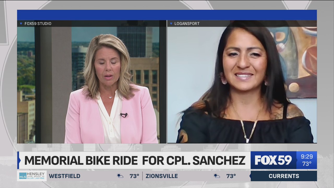 Memorial Bike Ride for Cpl. Sanchez – Fox 59
