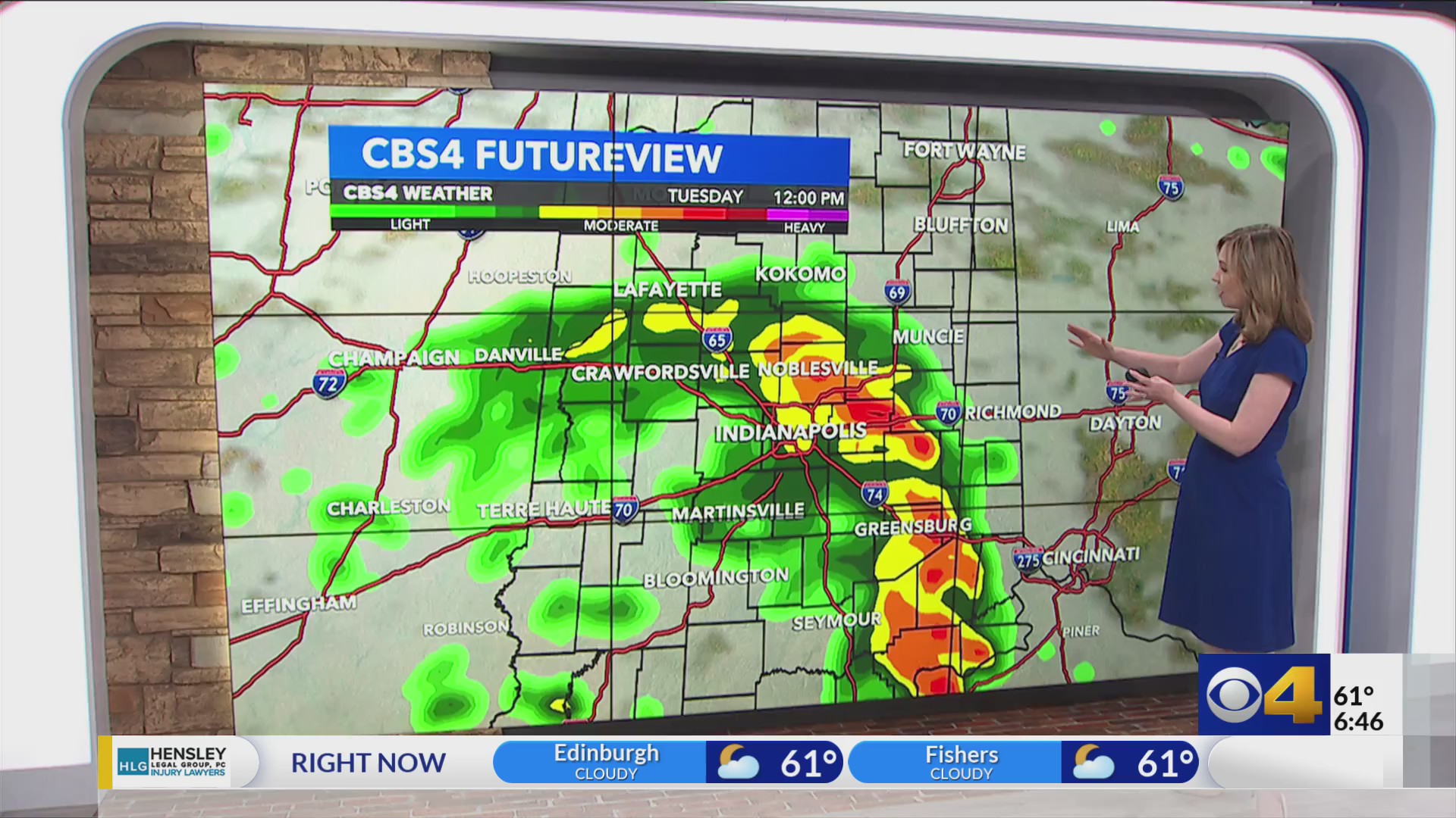 A wet setup for Tuesday – WTTV CBS4Indy